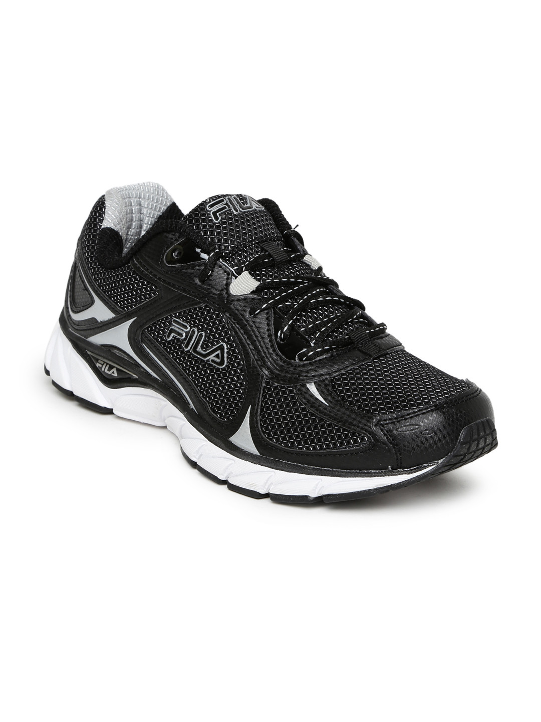 Buy FILA Men Black Quadrix Running Shoes - Sports Shoes for Men 1086720 ...