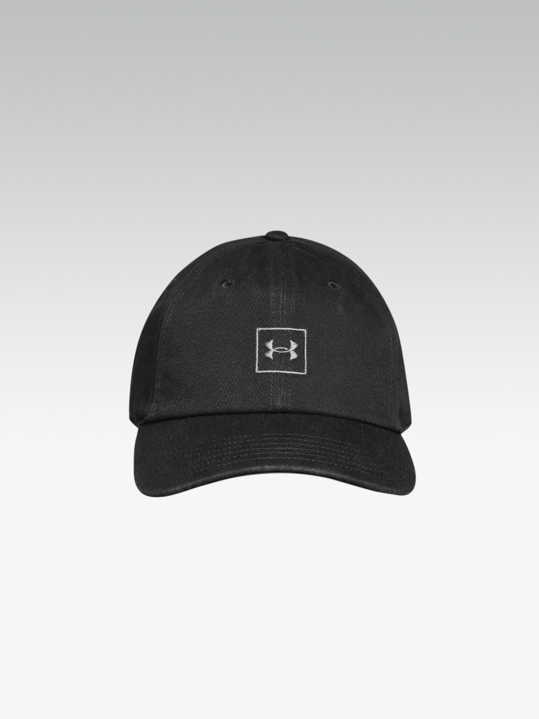 Buy UNDER ARMOUR Men Black Solid Washed Baseball Cap - Caps for Men ...