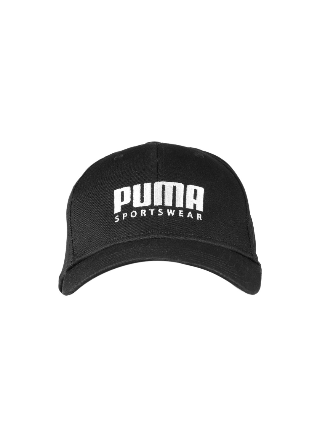 Buy Puma Unisex Black Embroidered Stretch Fit Baseball Cap - Caps for ...