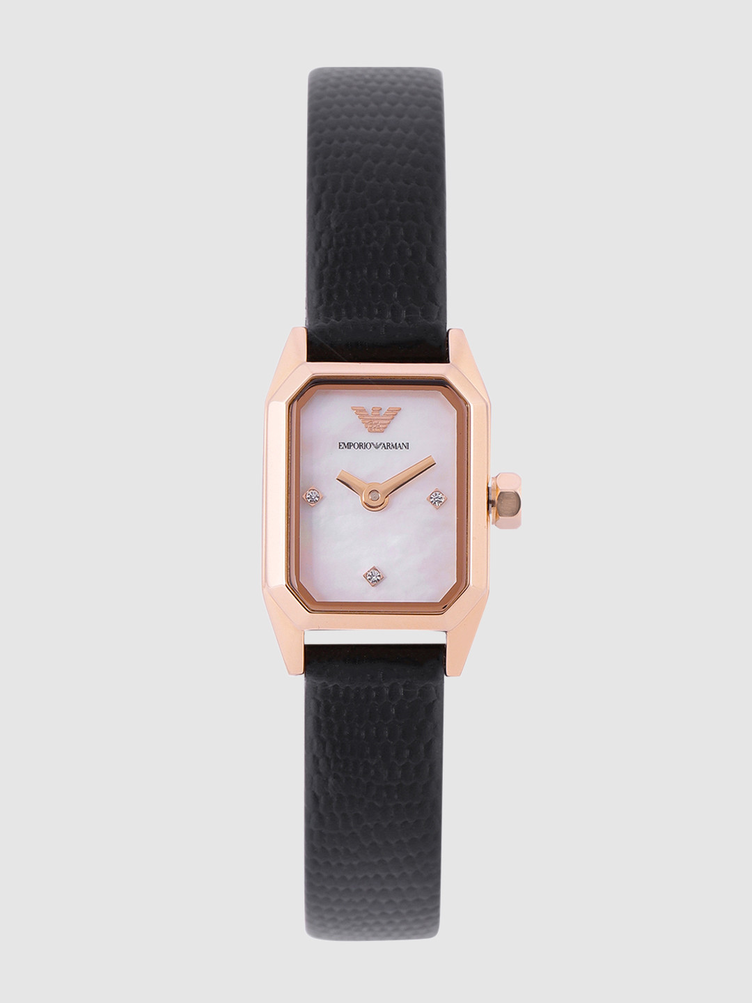 Buy Emporio Armani Women White Leather Analogue Watch AR11248_SOR ...