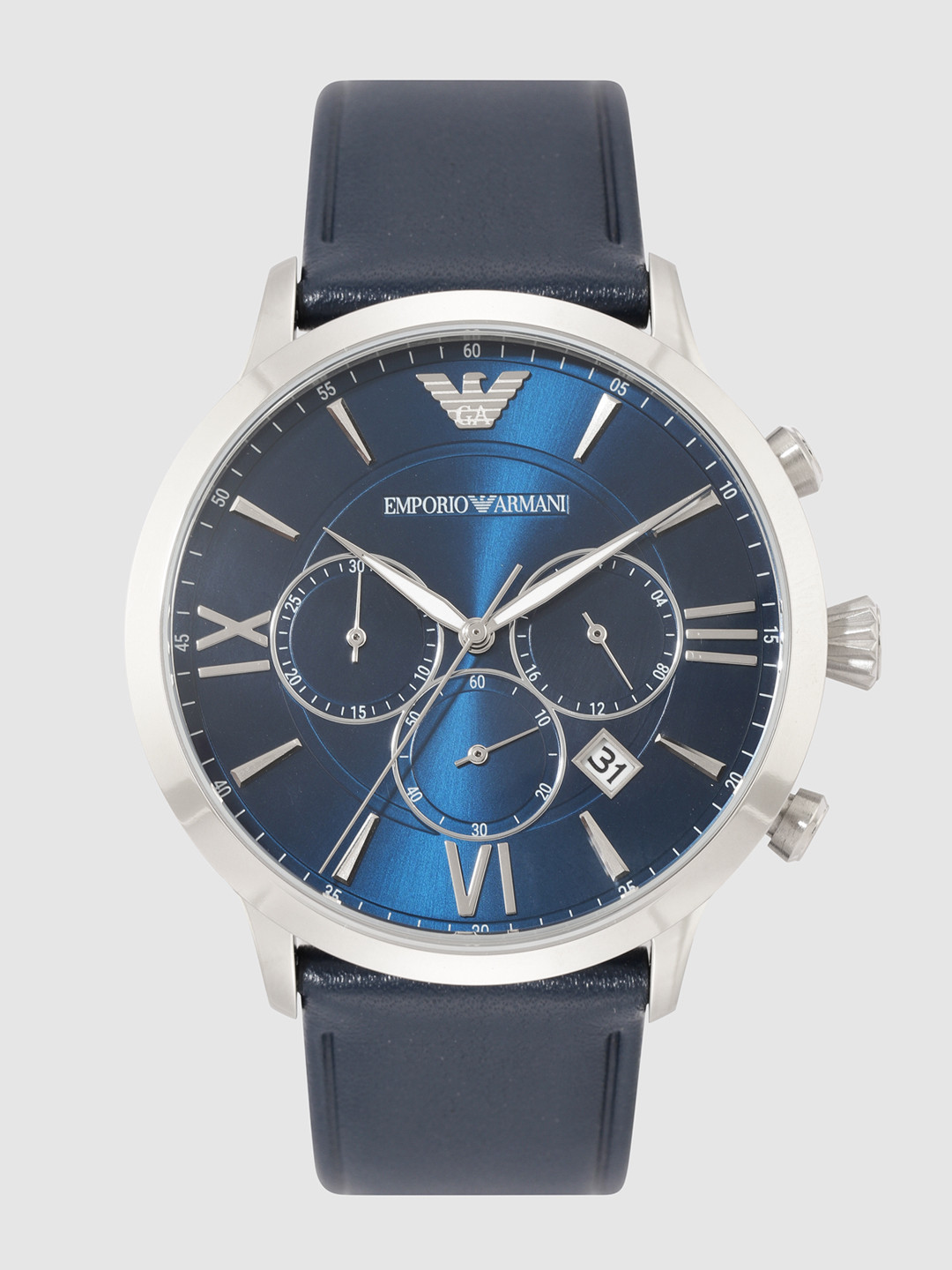 Buy Emporio Armani Men Blue Analogue Watch AR11226 - Watches for Men ...