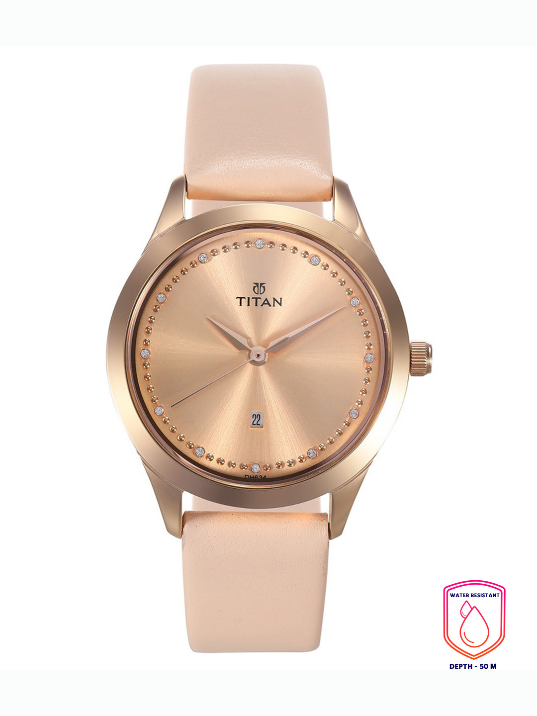 Buy Titan Women Rose Gold Analogue Watch 2570WL01 - Watches for Women ...