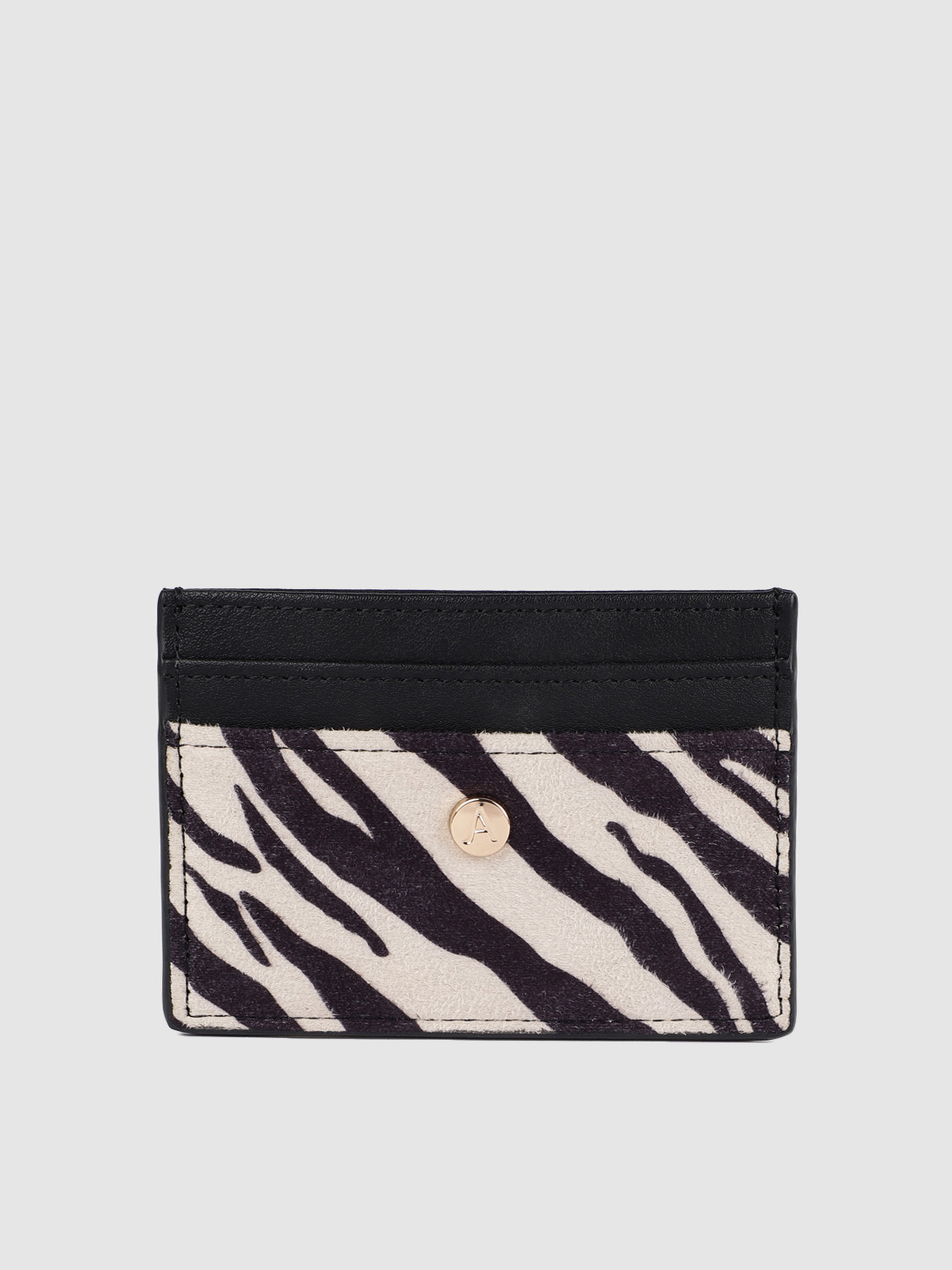 Buy Accessorize Women Black & White Printed Card Holder - Wallets for ...