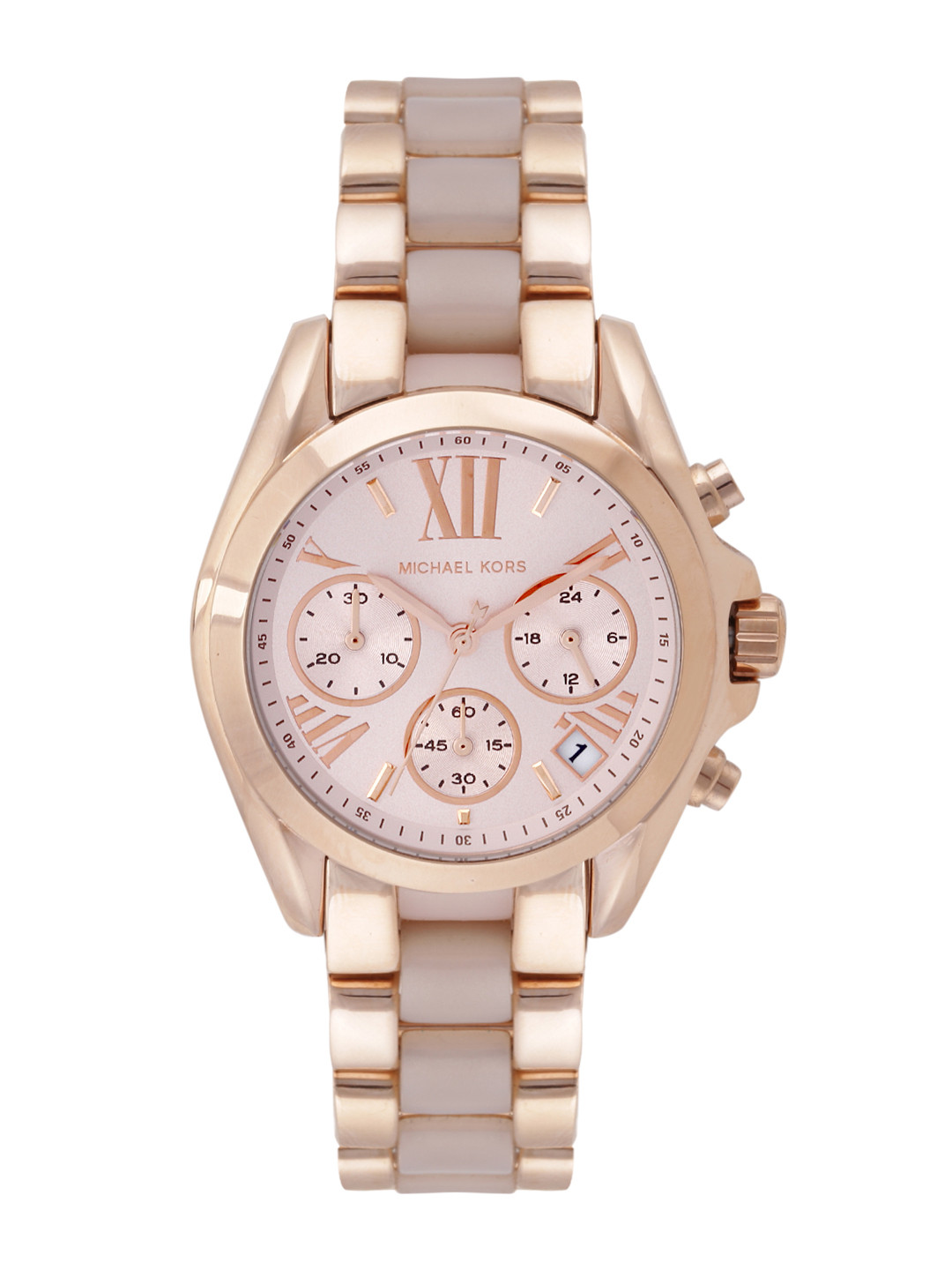 Buy Michael Kors Women Rose Gold Toned Multifunction Dial Watch MK6066 ...