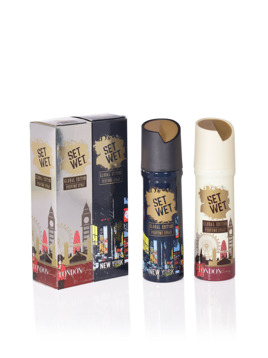 Buy Set Wet Men Set Of 2 Global Edition London Luxury And New York ...