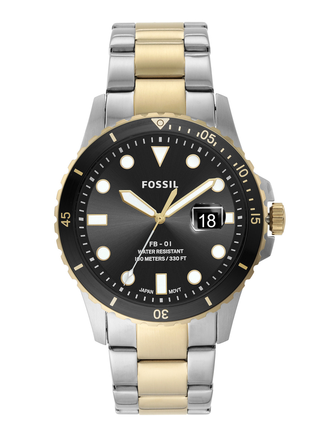 Buy Fossil Men Black Analogue Watch FS5653 - Watches for Men 10960354 ...