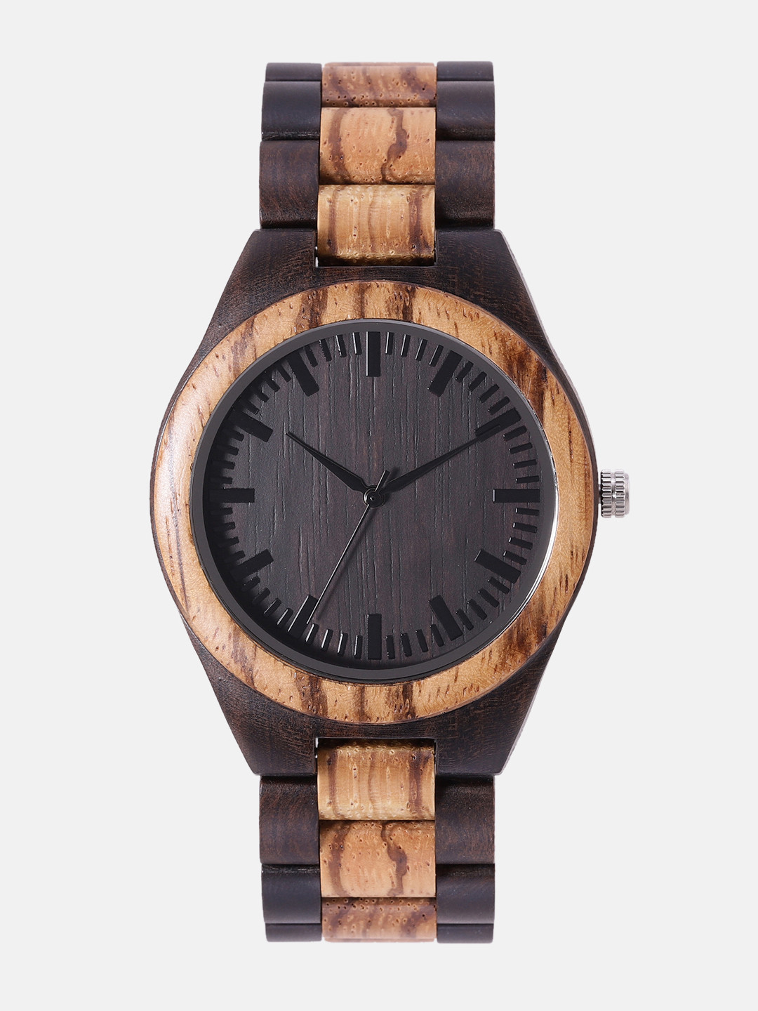 Buy Bern Suisse Men Brown Wooden Analogue Watch BS WOOD 05 M - Watches ...