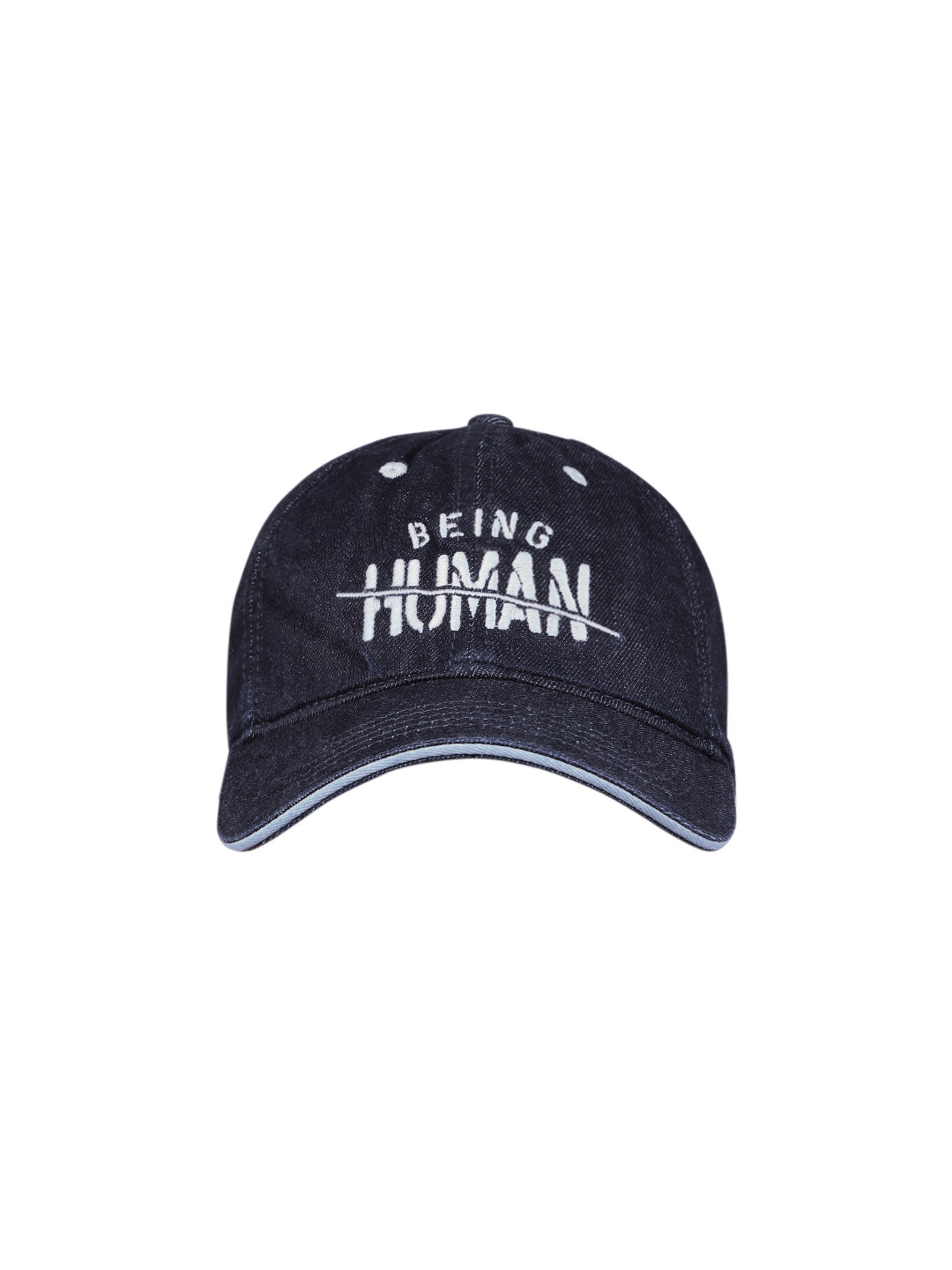 Buy Being Human Men Blue Embroidered Baseball Cap - Caps for Men ...