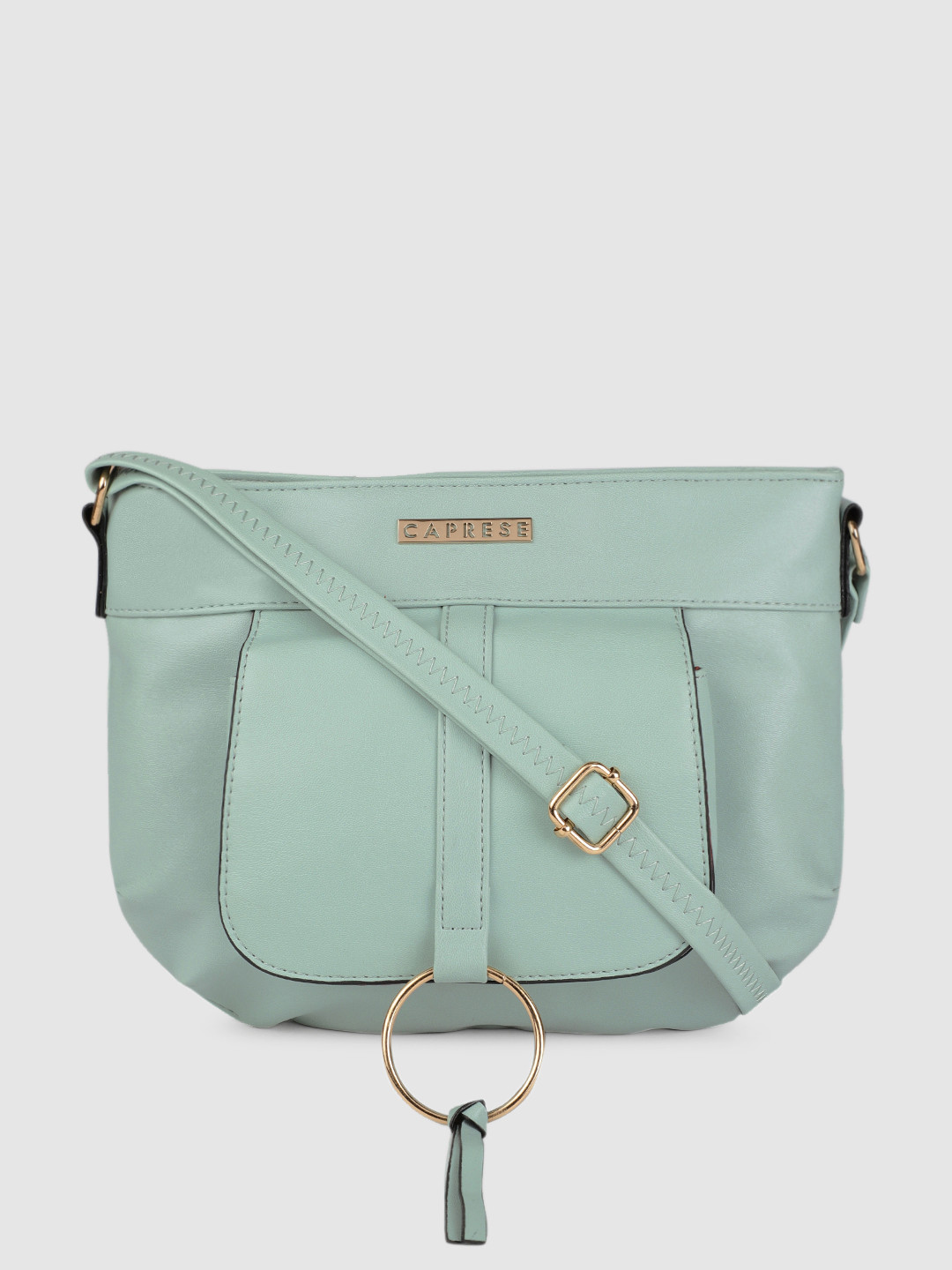 Buy Caprese Green Solid Sling Bag - Handbags for Women 10985862 | Myntra