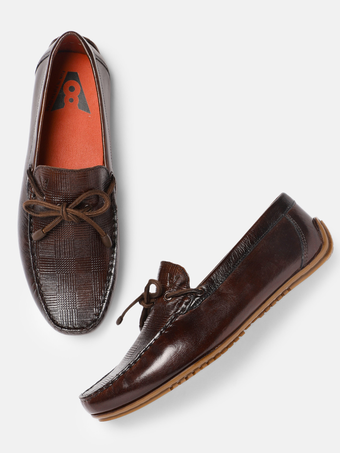 Buy V8 By Ruosh Men Brown Loafers - Casual Shoes for Men 10990620 | Myntra