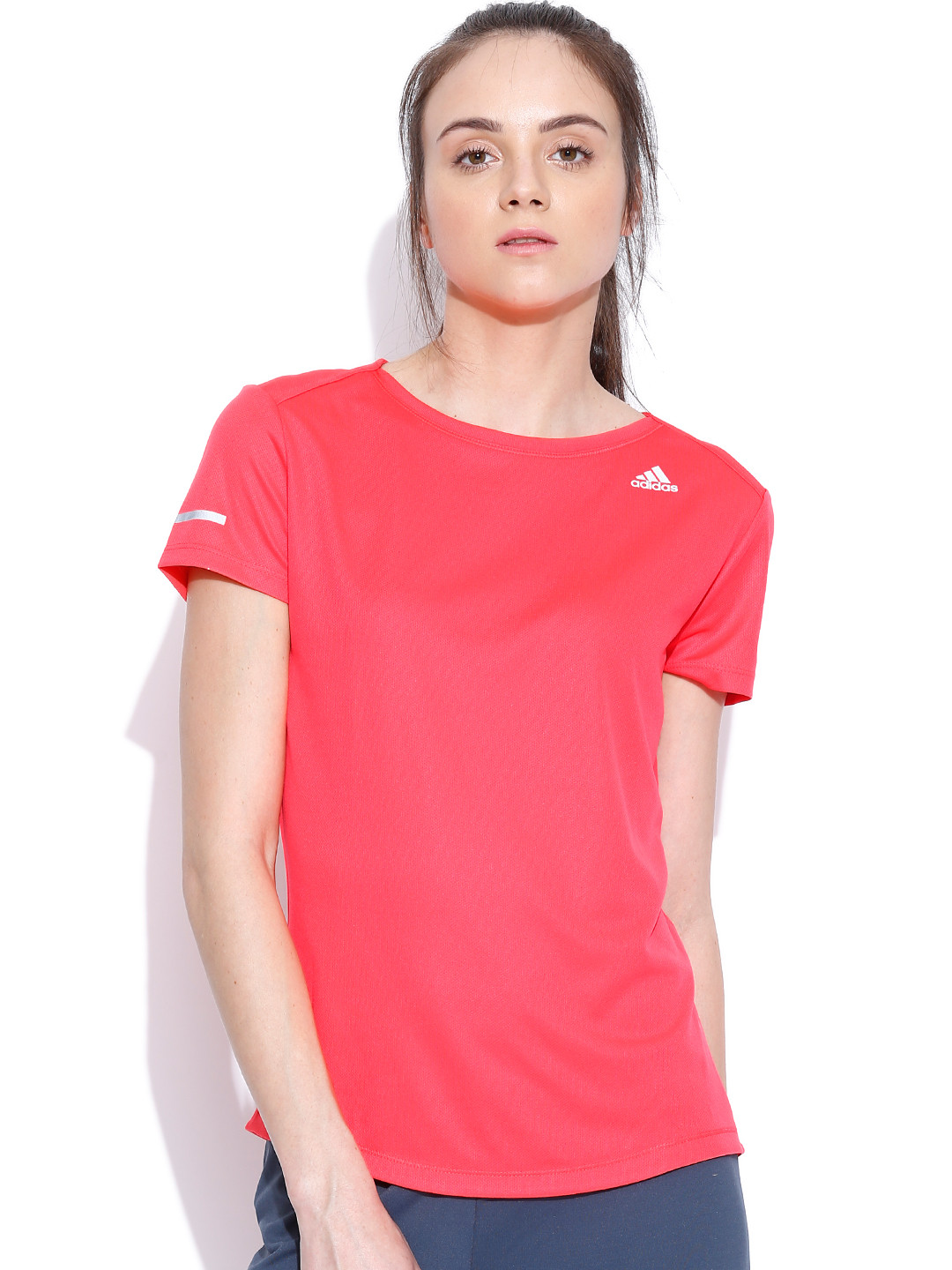 Buy ADIDAS Neon Pink Running T Shirt - Tshirts for Women 1099949 | Myntra