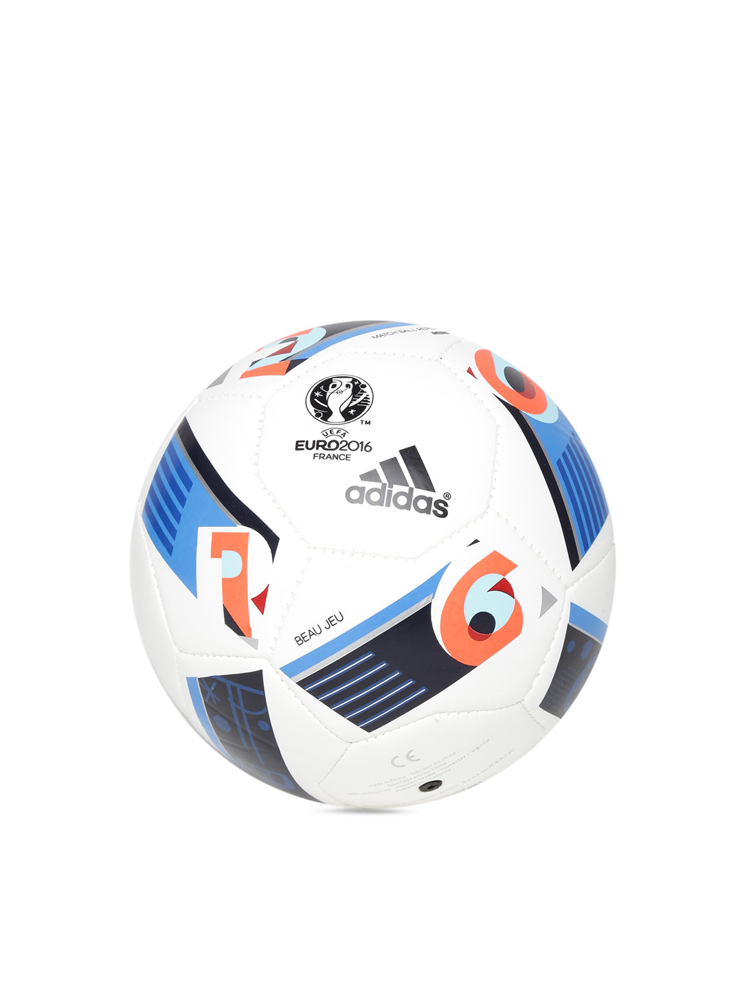 Buy ADIDAS White EURO16 Training Pro Printed Football - Footballs for ...