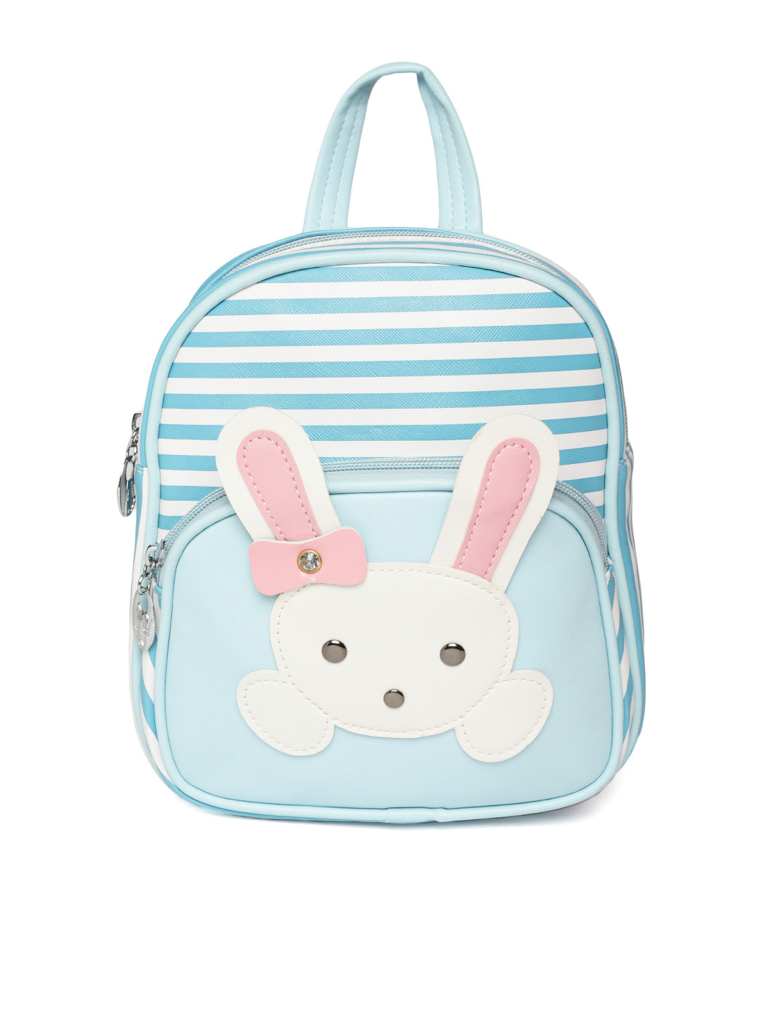 Buy Kids On Board Kids Blue & White Striped Small Backpack - Backpacks ...