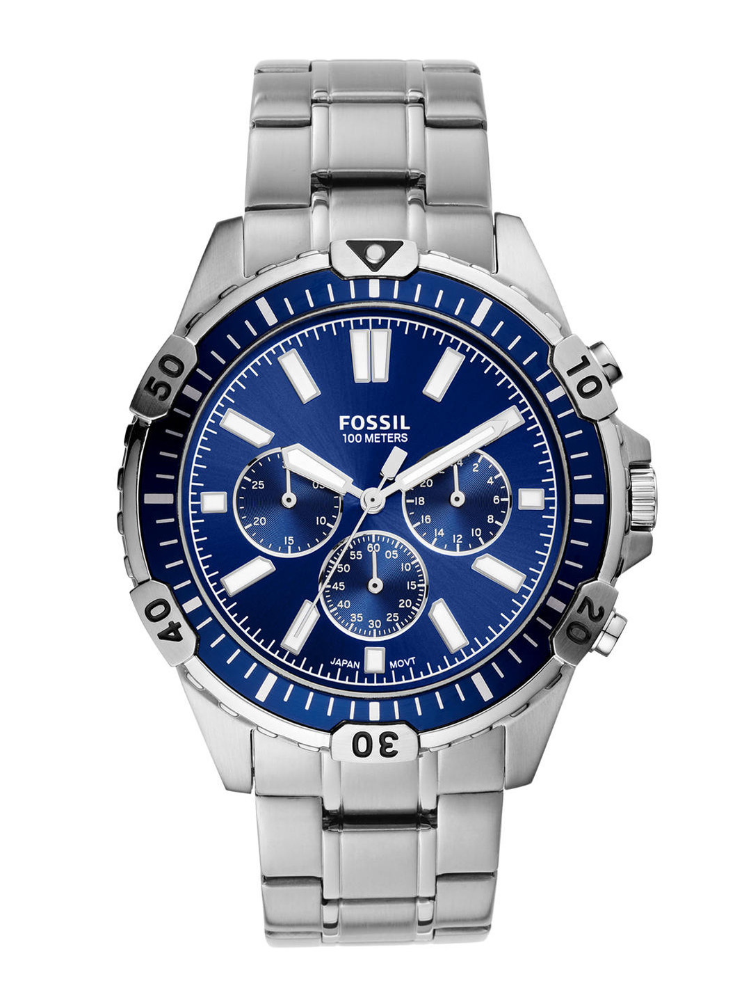 Buy Fossil Men Navy Blue Analogue Watch FS5623 - Watches for Men ...