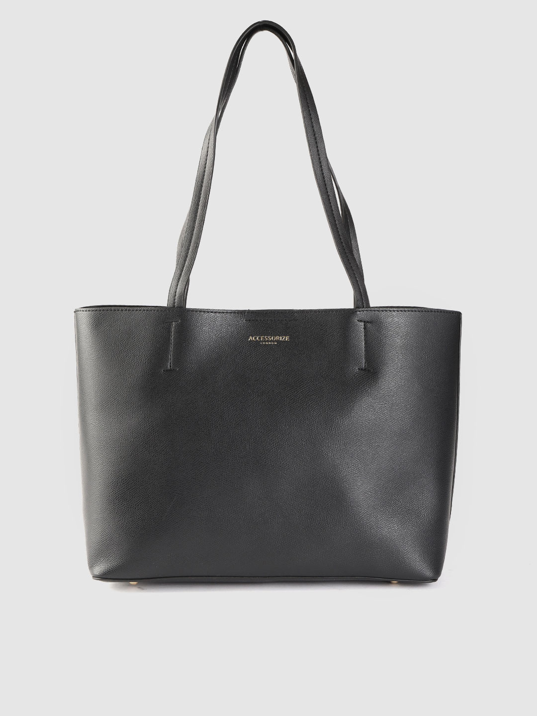 Buy Accessorize Black Solid Shoulder Bag - Handbags for Women 11024598 ...