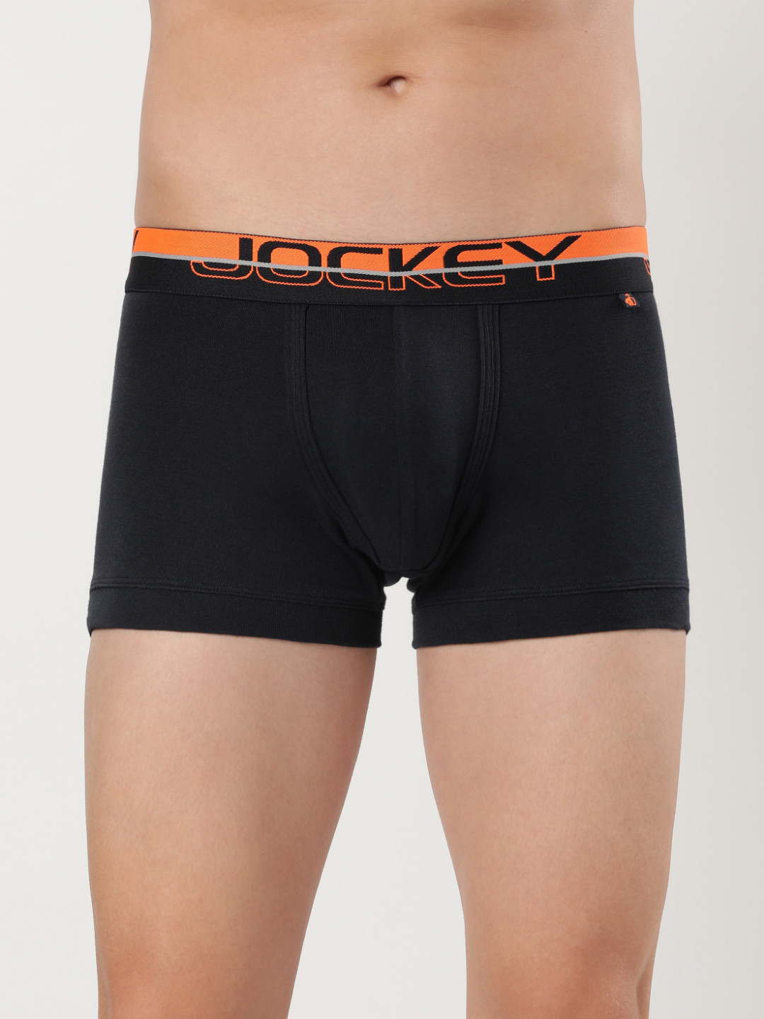 Buy Jockey Men Navy Blue Pure Cotton Solid Modern Trunks FP03 0105 ...