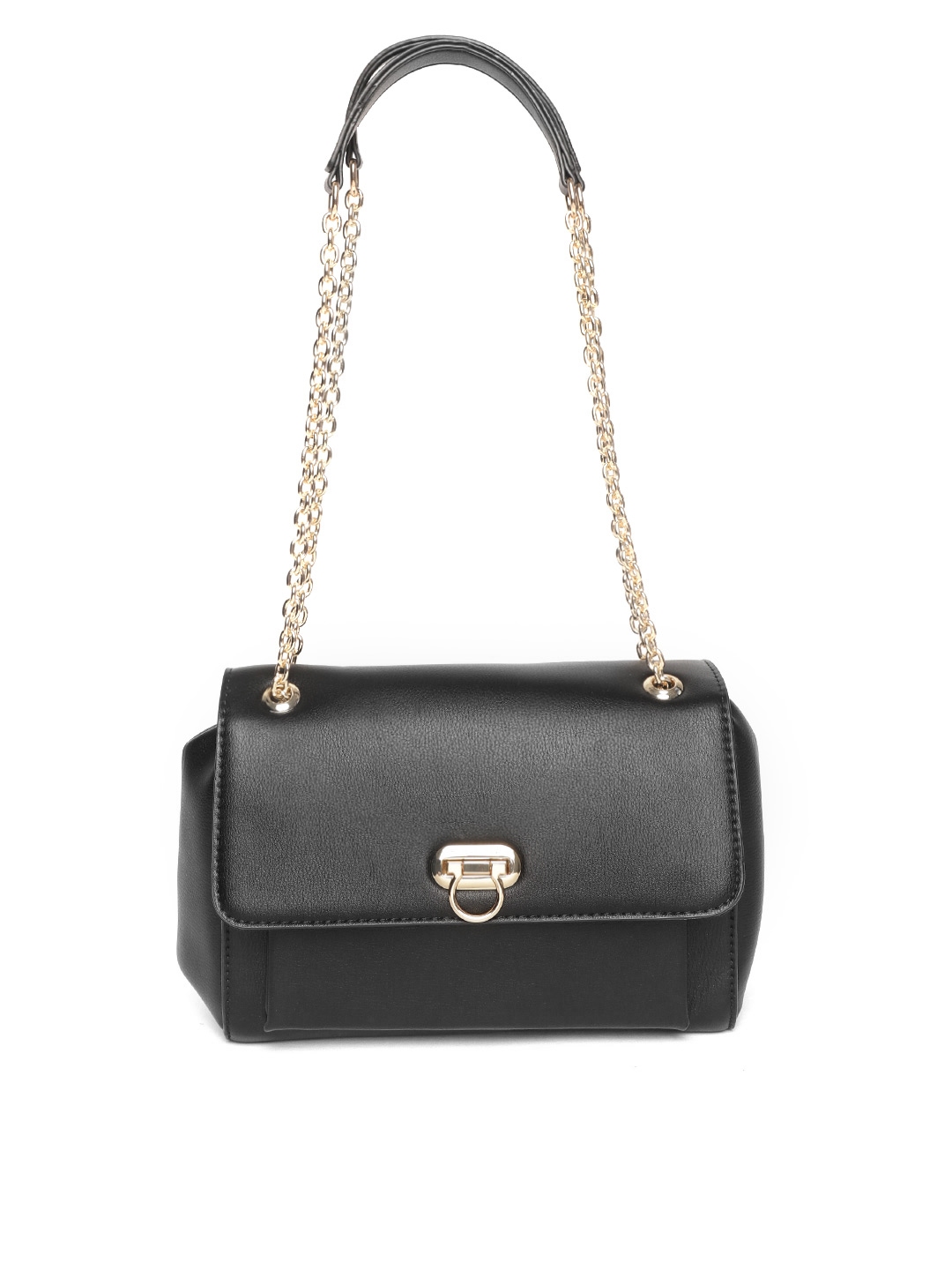 Buy Forever New Black Solid Shoulder Bag - Handbags for Women 11055550 ...