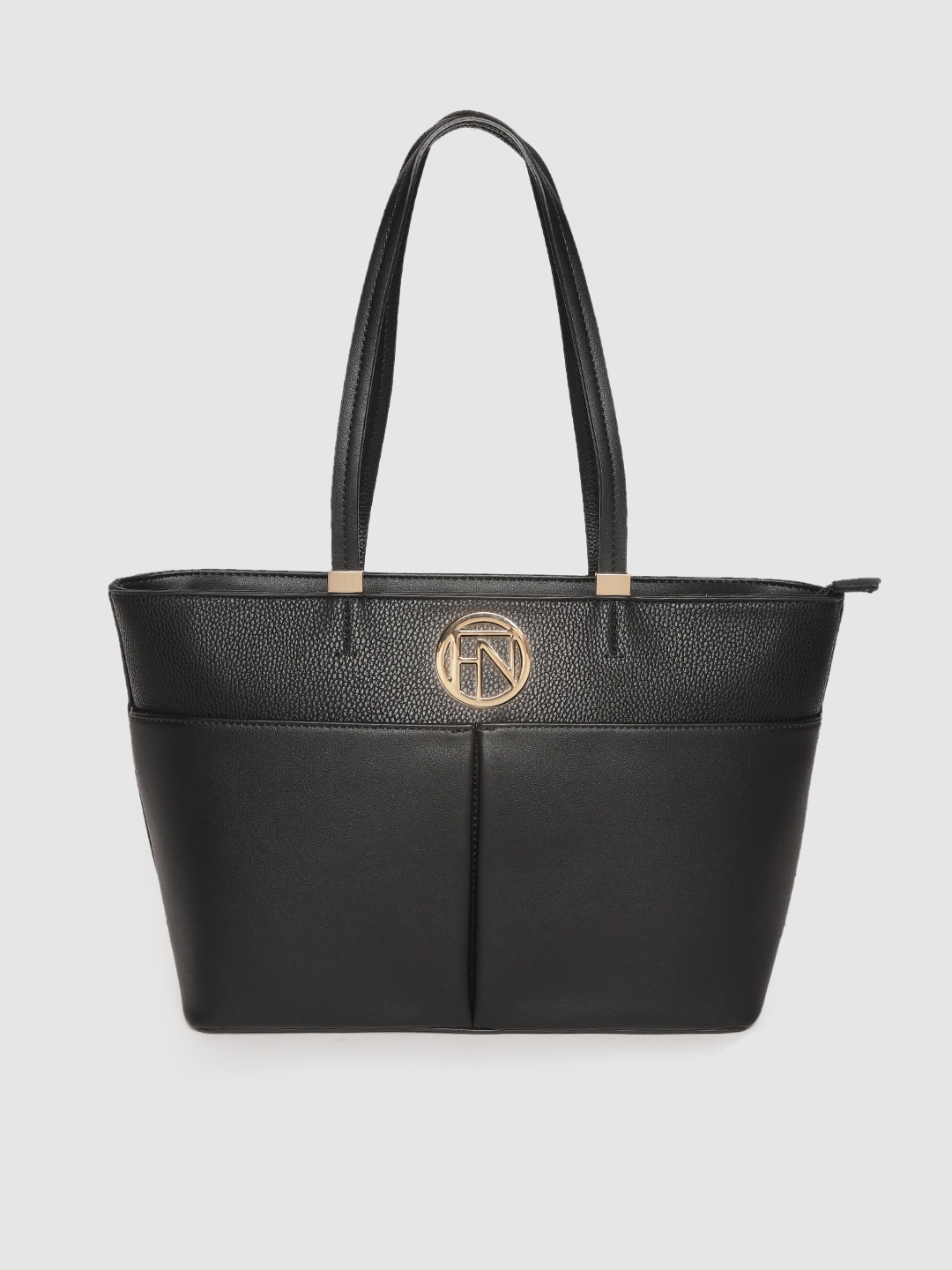 Buy Forever New Black Solid Shoulder Bag - Handbags for Women 11055556 ...