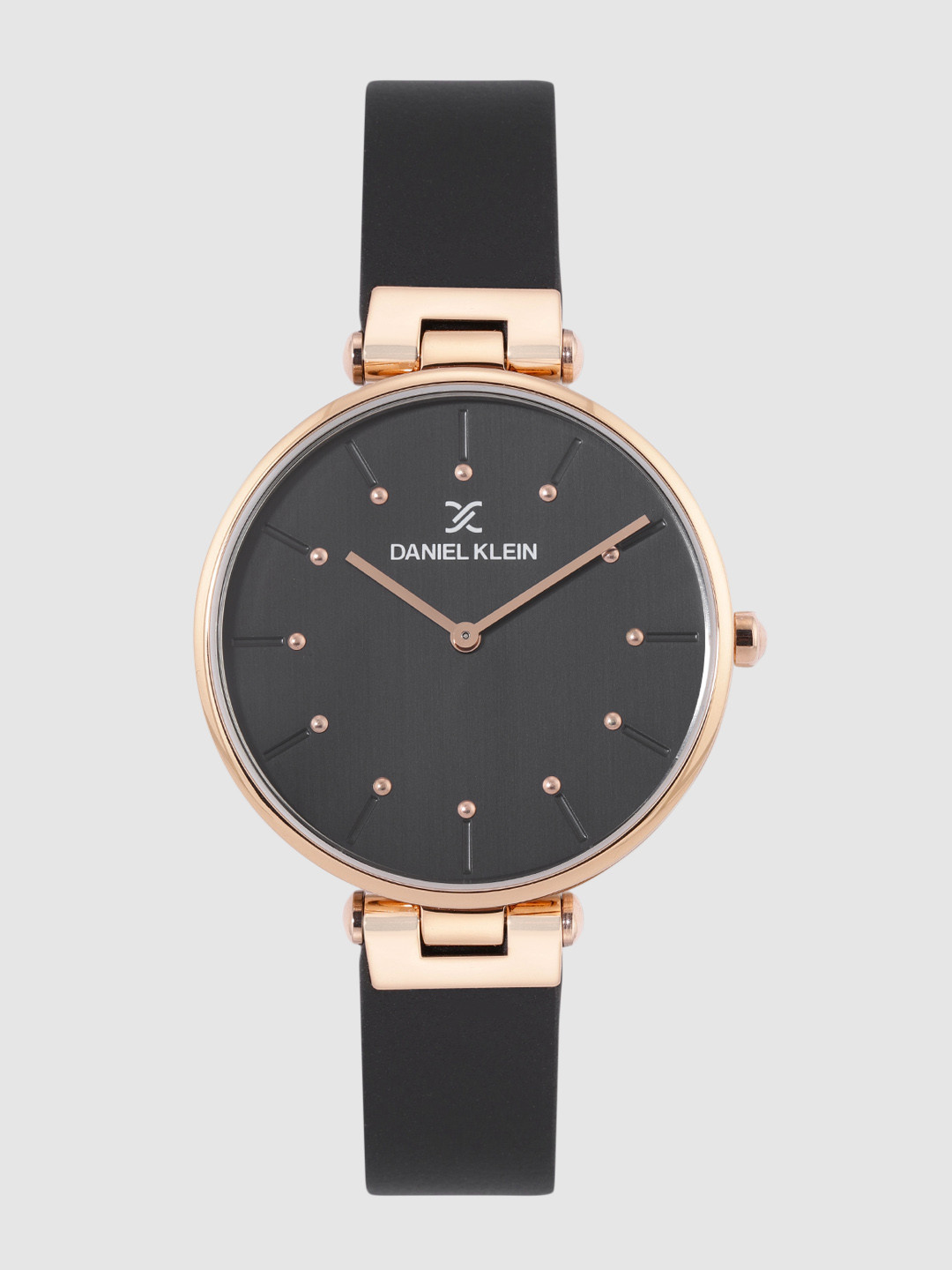 Buy Daniel Klein Women Charcoal Grey Analogue Watch DK.1.12260 2 ...