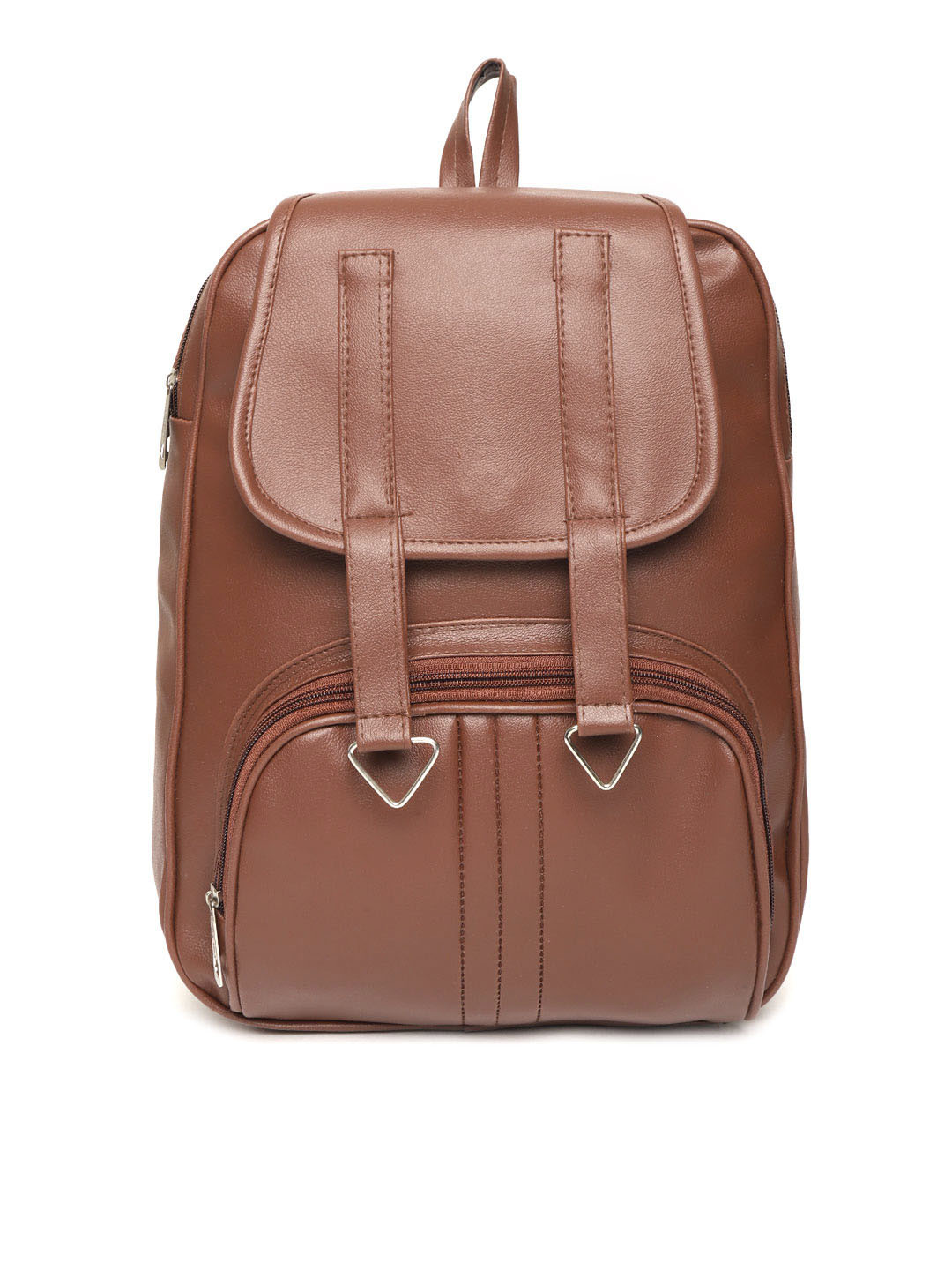 Buy Purple Crane Women Brown Solid Waterproof Backpack - Backpacks for ...