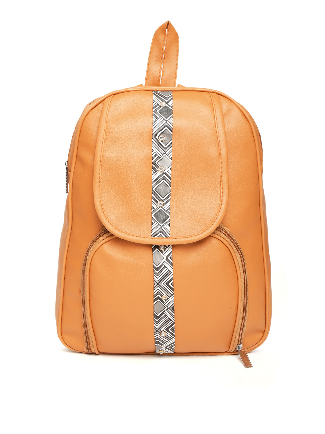 Buy Purple Crane Women Tan Brown Solid Waterproof Backpack - Backpacks ...