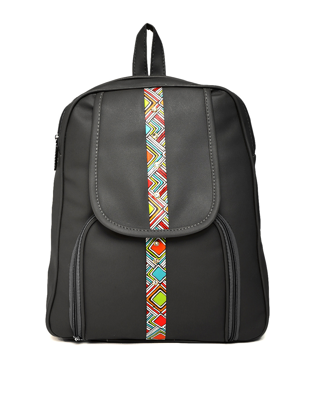 Buy Purple Crane Women Black Solid Waterproof Backpack - Backpacks for ...