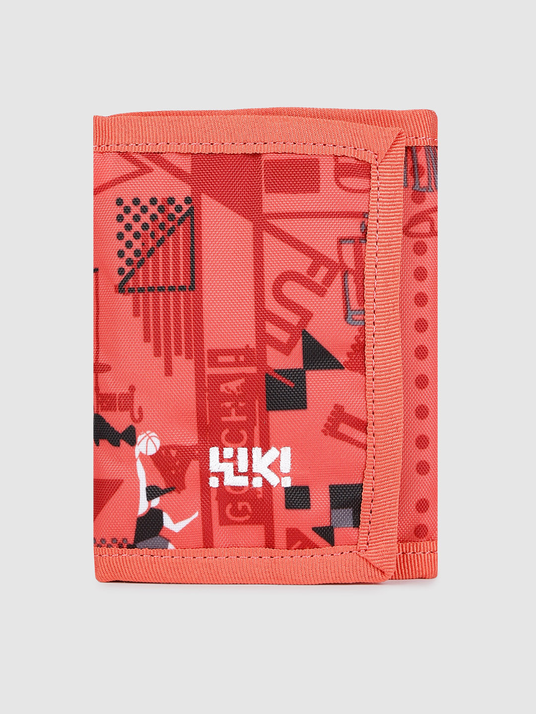 Buy Wildcraft Unisex Orange Printed Three Fold Wallet - Wallets for ...