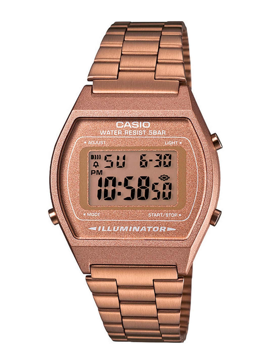 Buy CASIO Vintage B640WC 5ADF Rose Gold Digital Dial Rose Gold ...