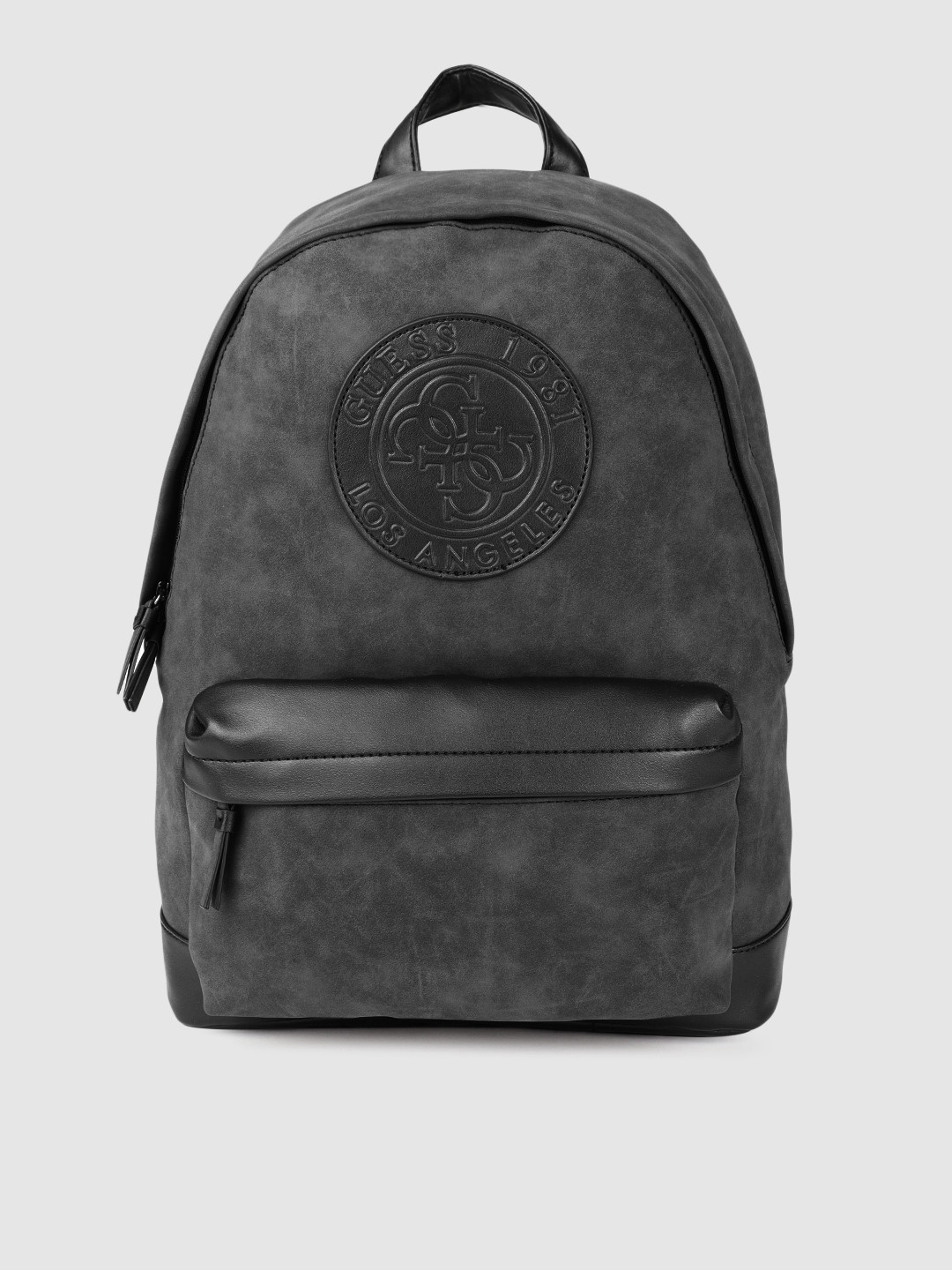 Buy GUESS Women Black Solid Backpack - Backpacks for Women 11101898 ...