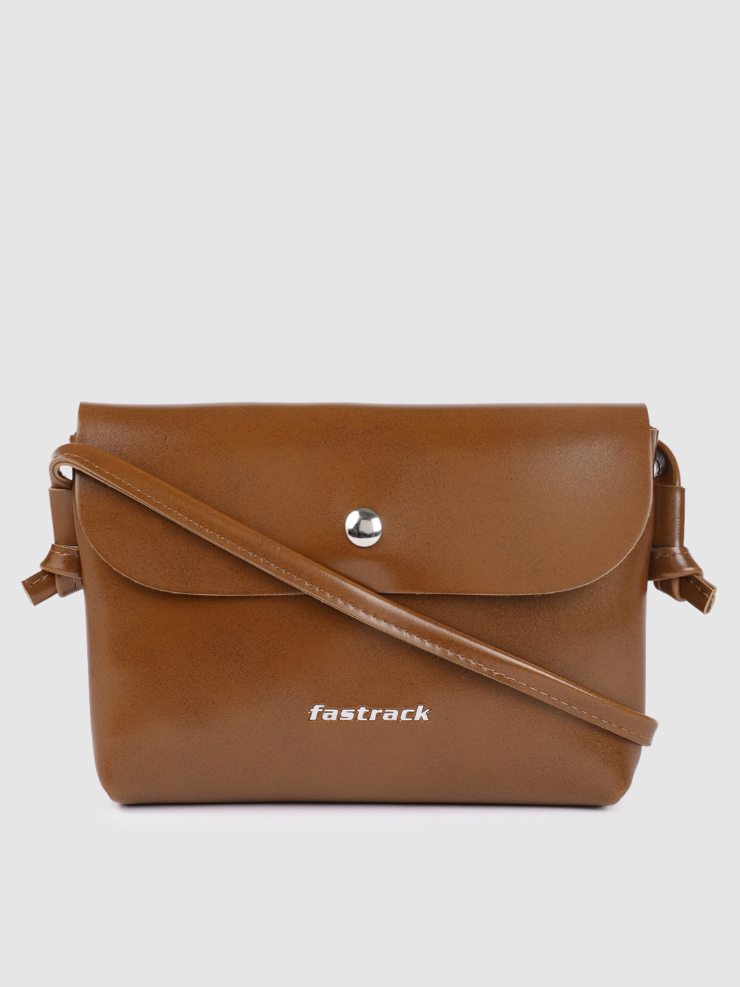 Buy Fastrack Tan Brown Solid Sling Bag - Handbags for Women 11104164 ...
