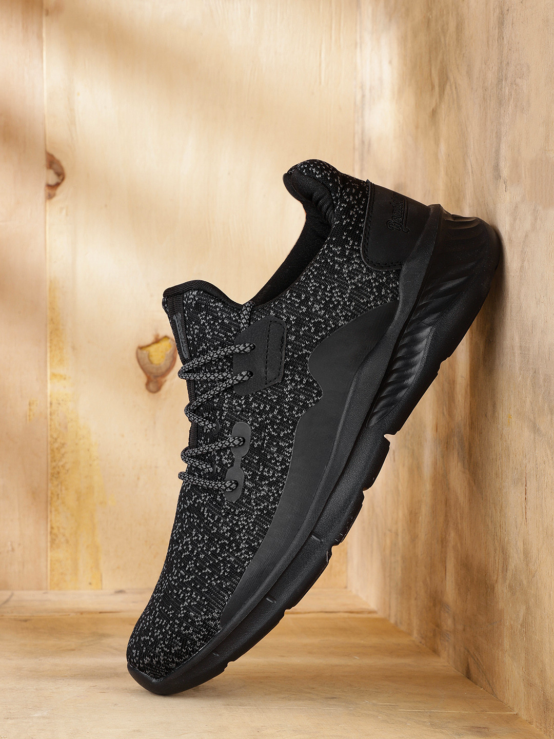 Buy The Roadster Lifestyle Co Men Black Sneakers - Casual Shoes for Men ...