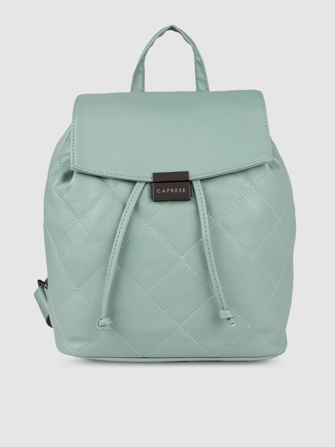 Buy Caprese Women Mint Green Solid Backpack - Backpacks for Women ...