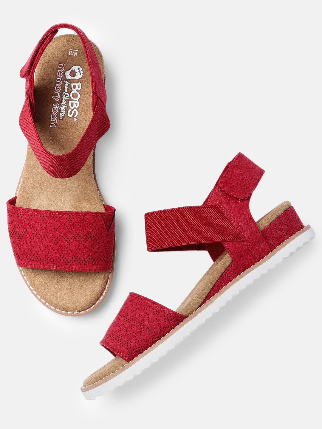 Buy Skechers Women Red DESERT KISS Sports Sandals - Sandals for Women ...