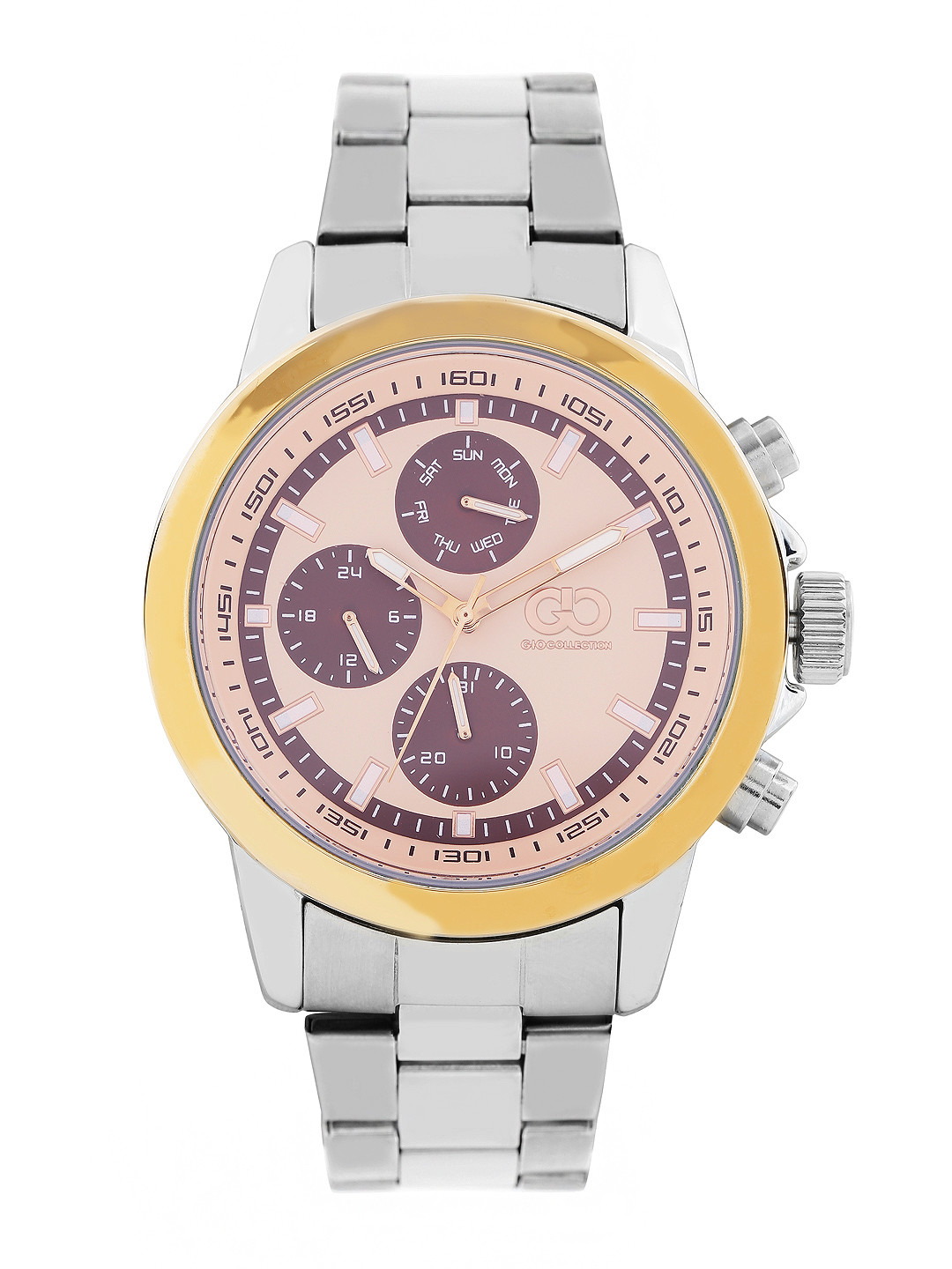 Buy GIO COLLECTION Men Pink Dial Watch AD 0059 E - Watches for Men ...