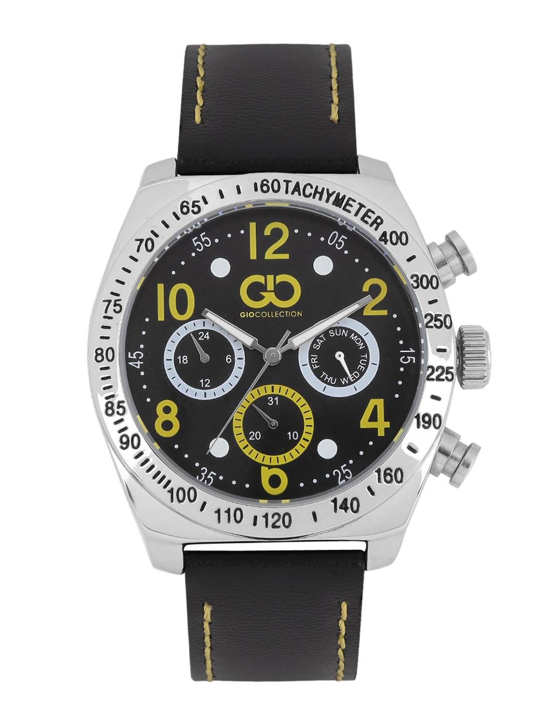 Buy GIO COLLECTION Men Black Dial Watch GAD0039 D - Watches for Men ...