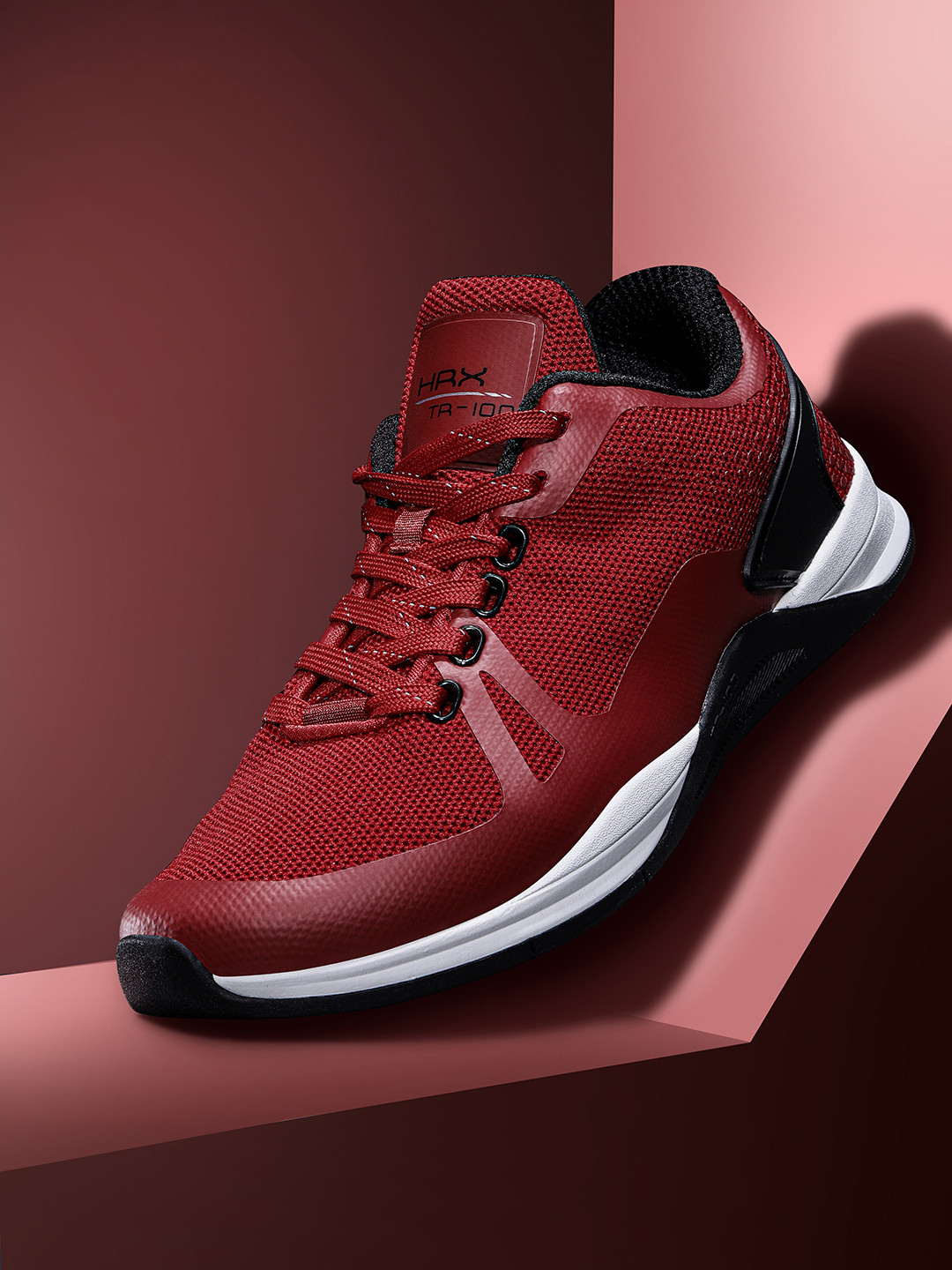 Buy HRX By Hrithik Roshan Men Red TR 100 Training Shoe - Sports Shoes ...