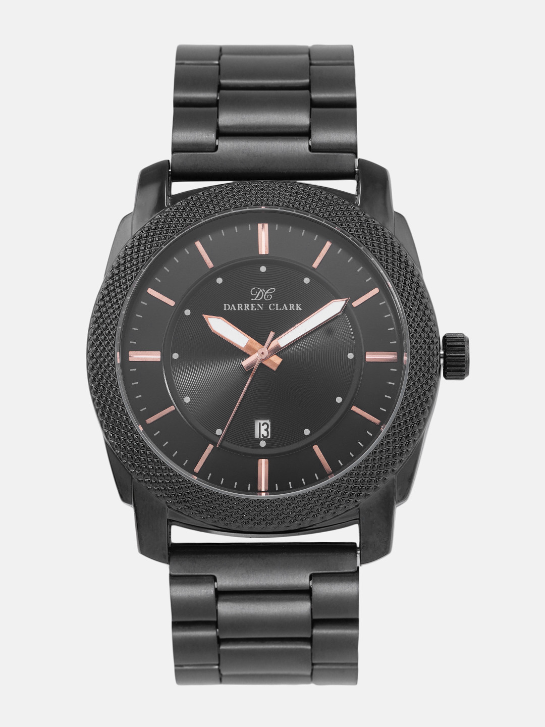 Buy DARREN CLARK Men Black Analogue Watch 11012 NMD 03 - Watches for ...