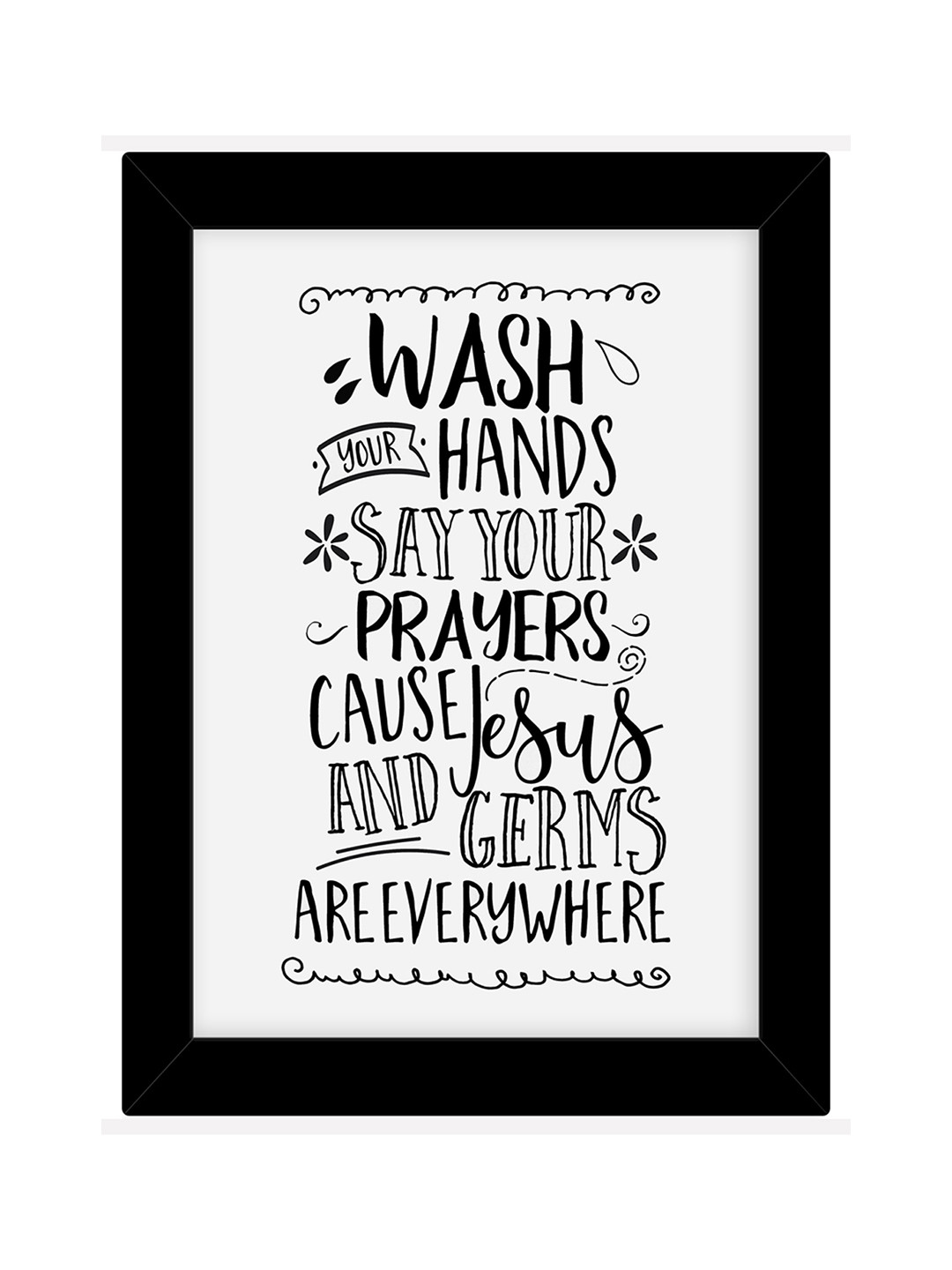 Buy TIED RIBBONS Inspirational Framed Poster With Black Frame - Wall ...