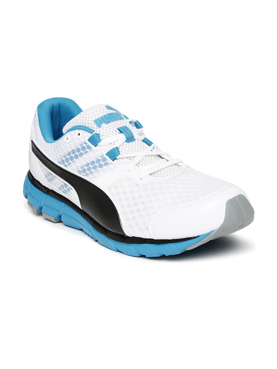 Buy PUMA Men White & Blue Poseidon V2 Running Shoes - Sports Shoes for ...