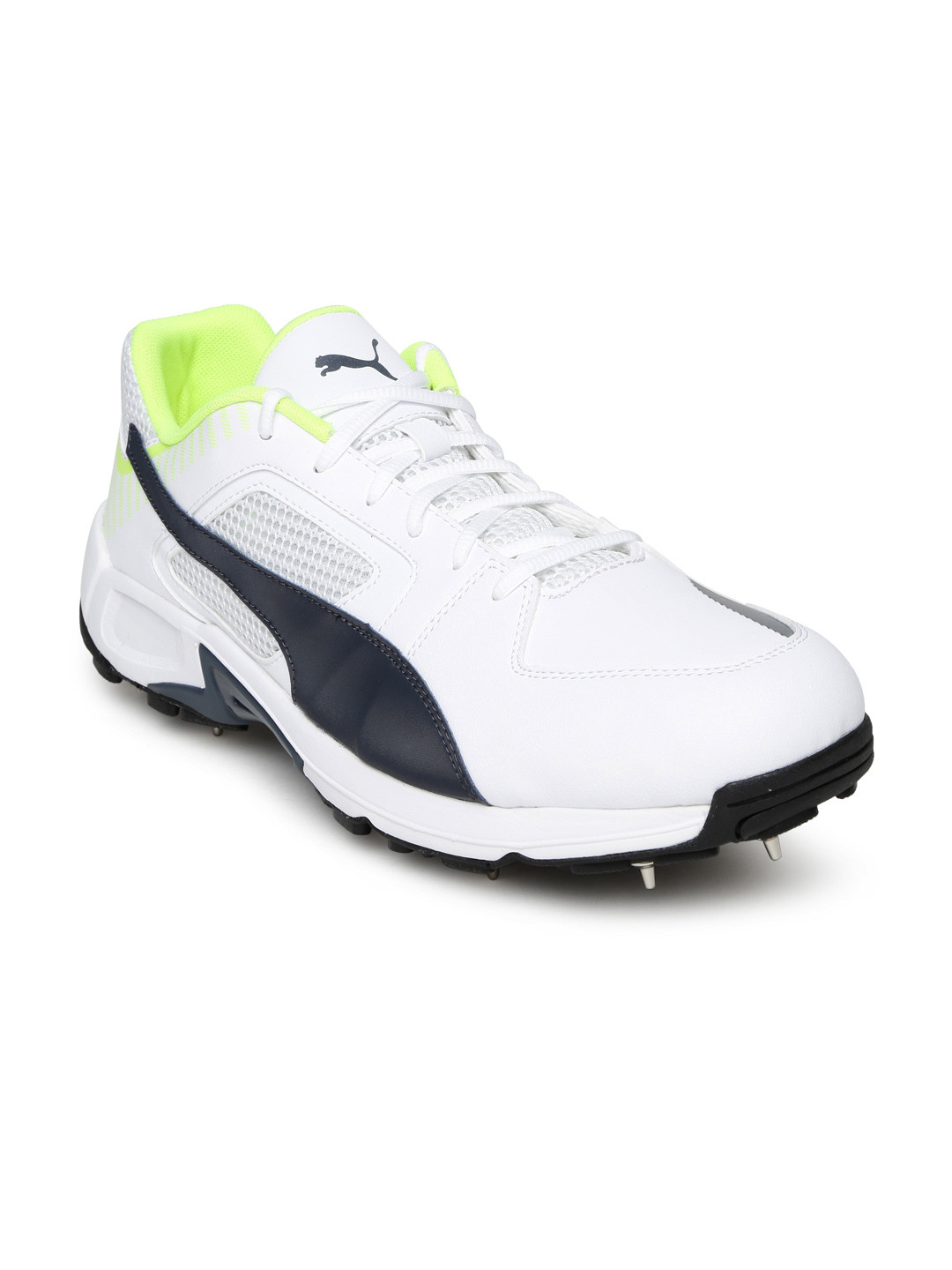 Buy PUMA Men White Team Full Spike Cricket Shoes - Sports Shoes for Men ...