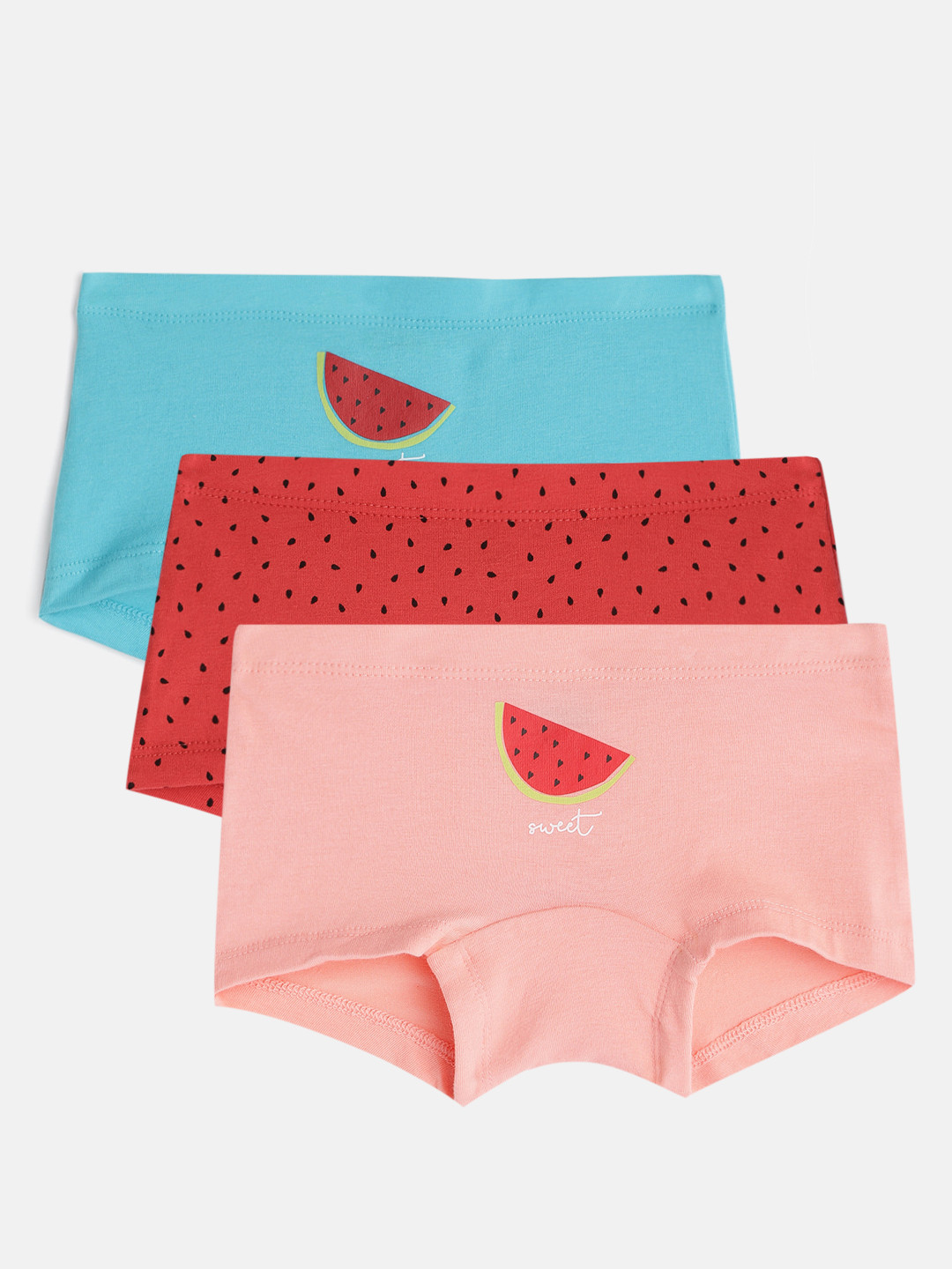 Buy Mackly Girls Pack Of 3 Boxer Briefs MB 10 2 4yrs - Boxers for Girls ...