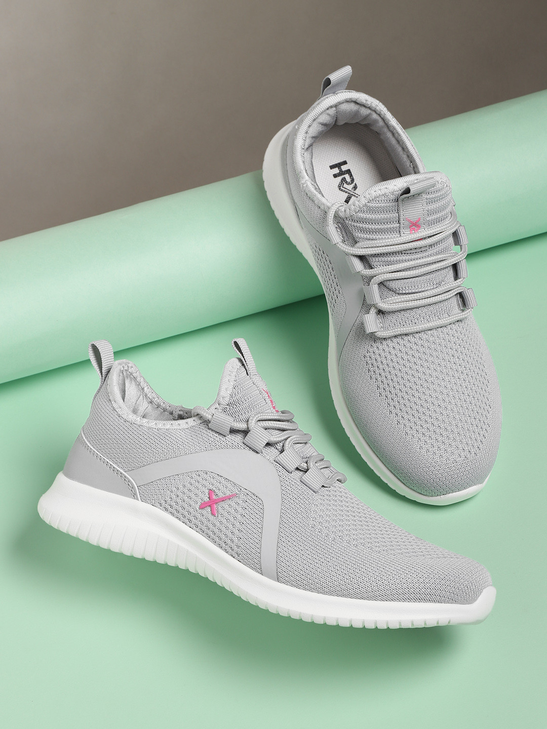 Buy HRX By Hrithik Roshan Women Grey Walk Ride Running Shoes - Sports ...