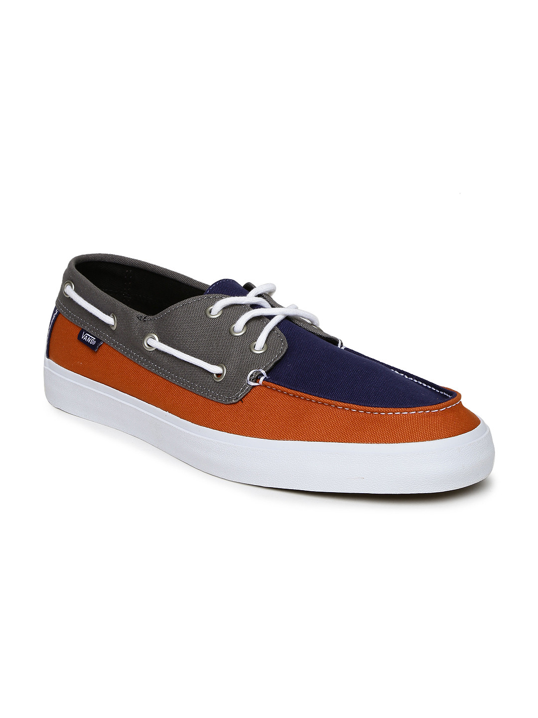 Buy Vans Men Orange & Navy Chauffeur SF Boat Shoes - Casual Shoes for ...