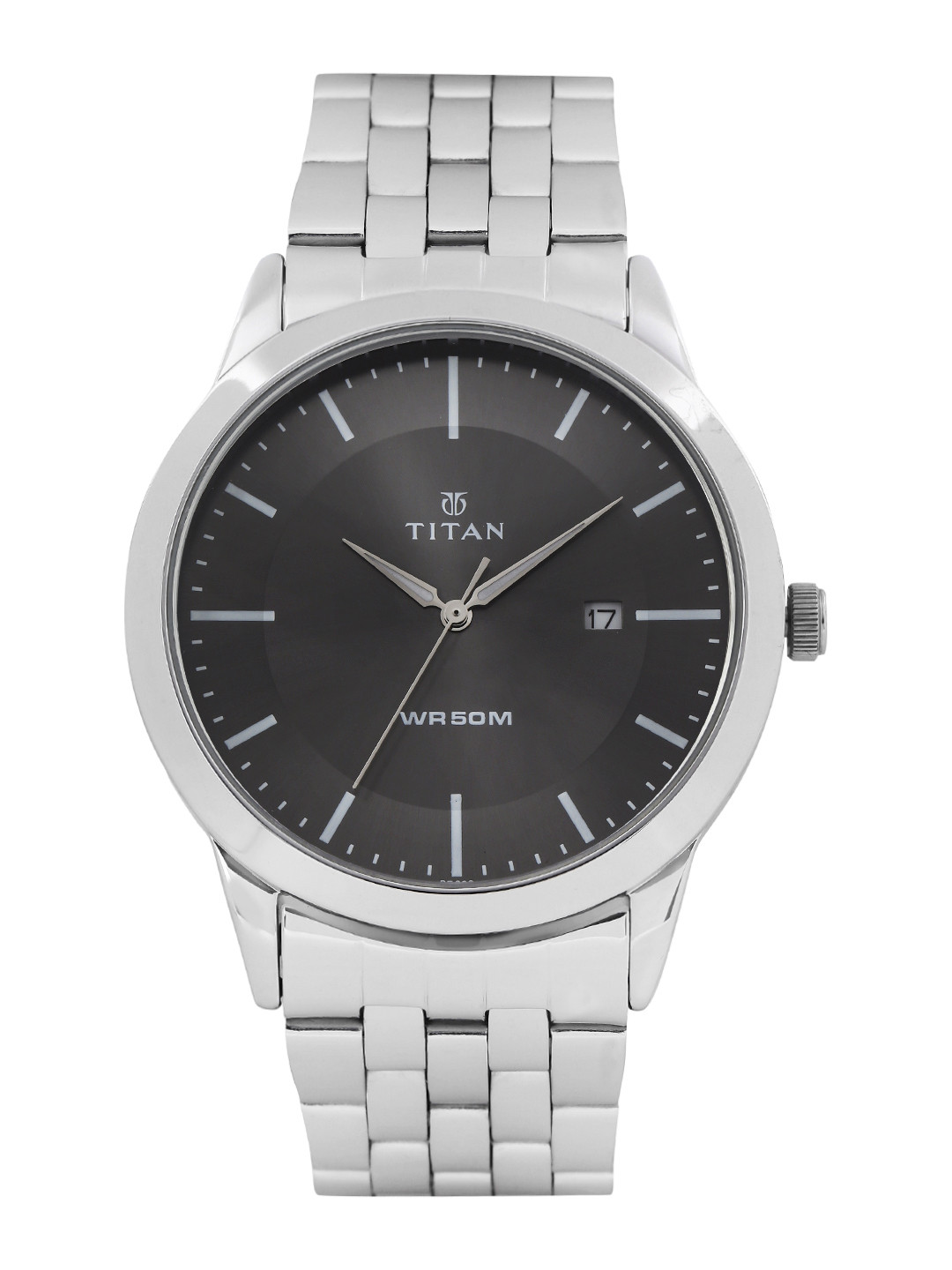 Buy Titan Men Black Dial Watch 1584SM04 - Watches for Men 1129860 | Myntra