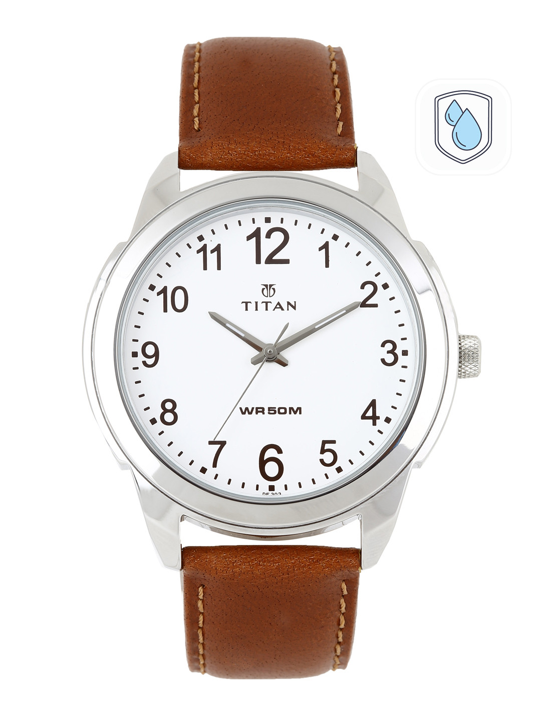 Buy Titan Men White Dial Watch 1585SL07 - Watches for Men 1129861 | Myntra