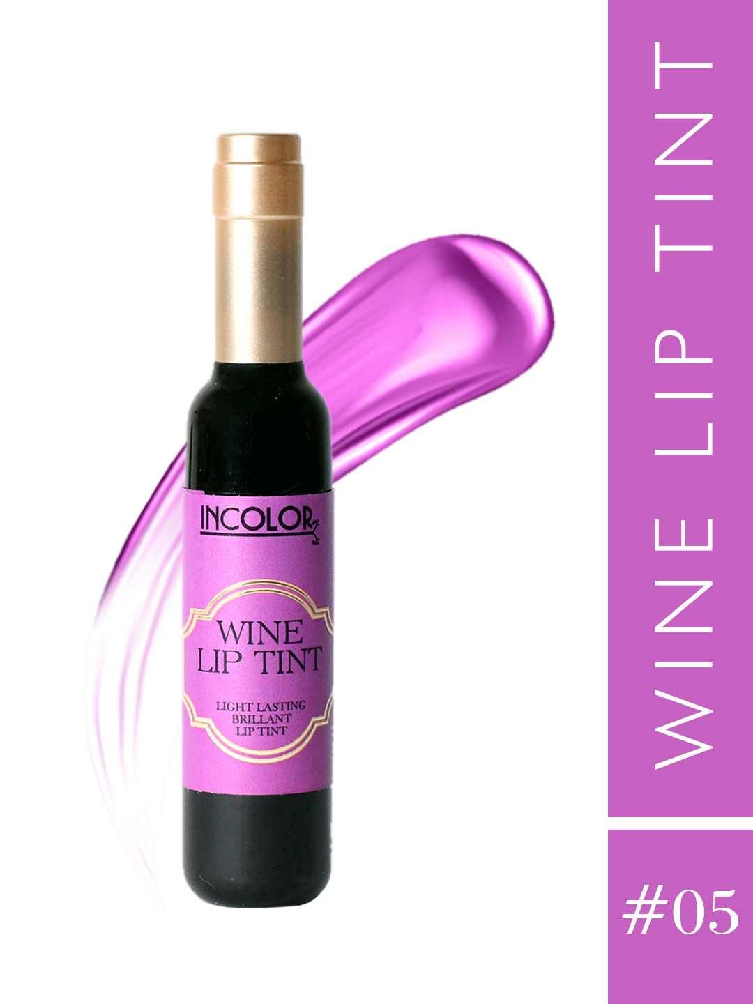 Buy INCOLOR Wine Lip Tint 05 Vamptastic Plum Lipgloss 6ml - Lip Gloss ...