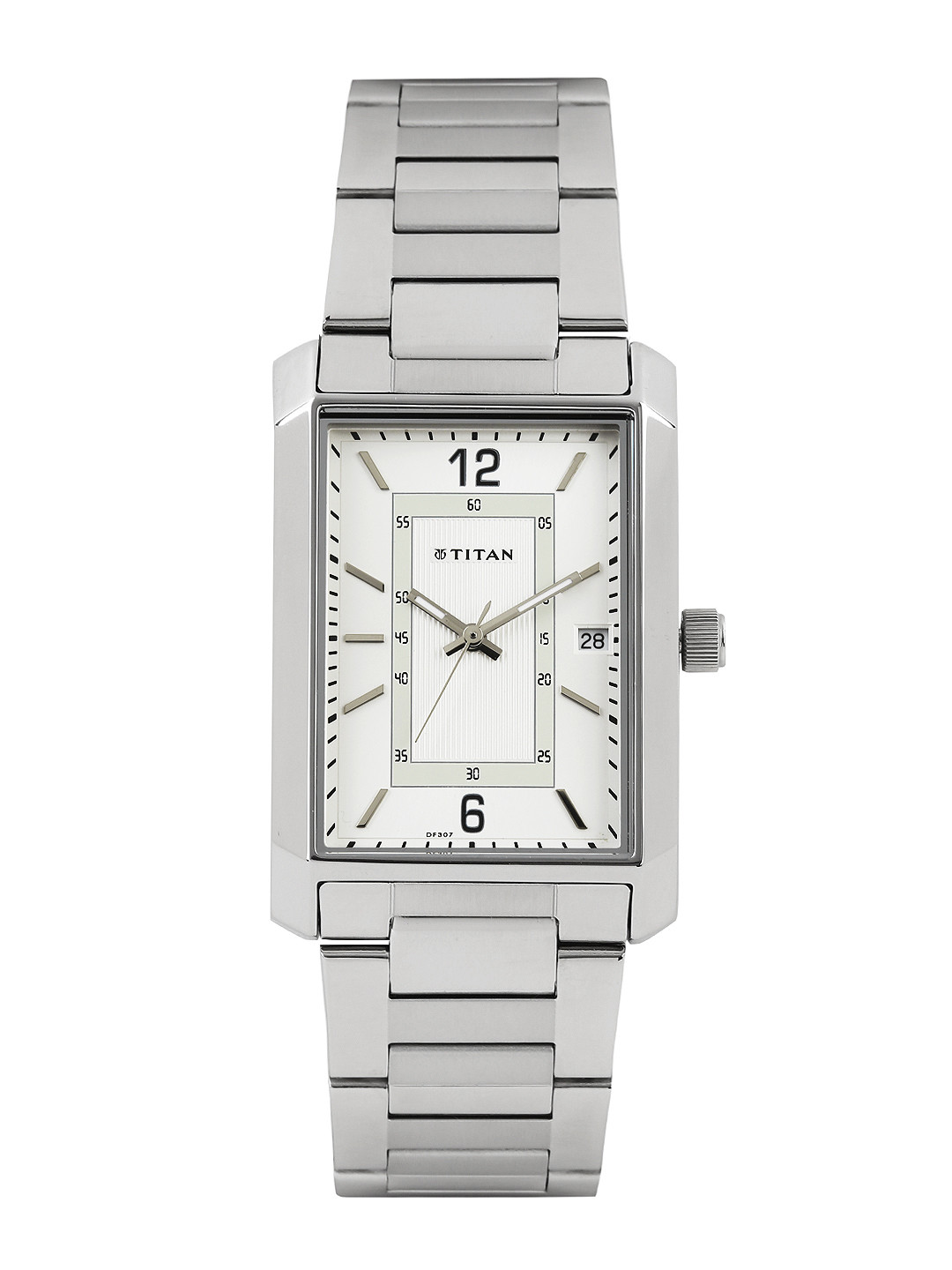 Buy Titan Men Silver Toned Dial Watch 1697SM01 - Watches for Men ...