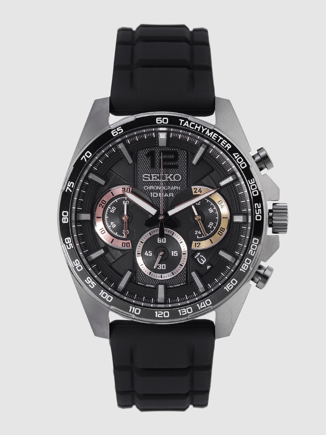 Buy SEIKO Chronograph Men Black Analogue Watch SSB349P1 - Watches for ...