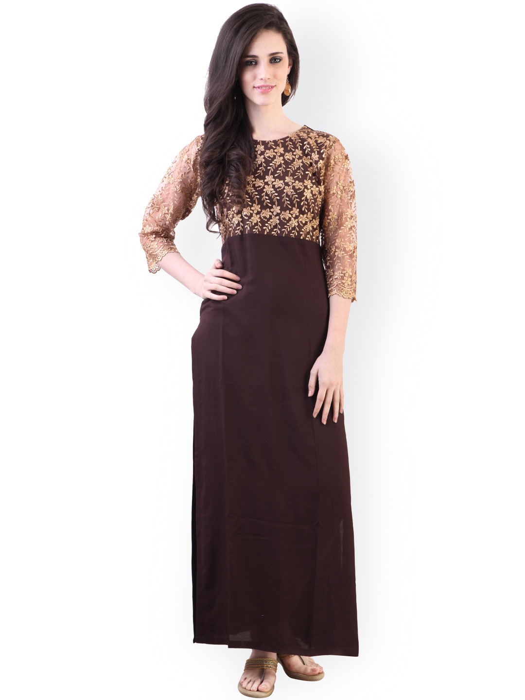 Buy Libas Brown Kurta - Kurtas for Women 1131072 | Myntra