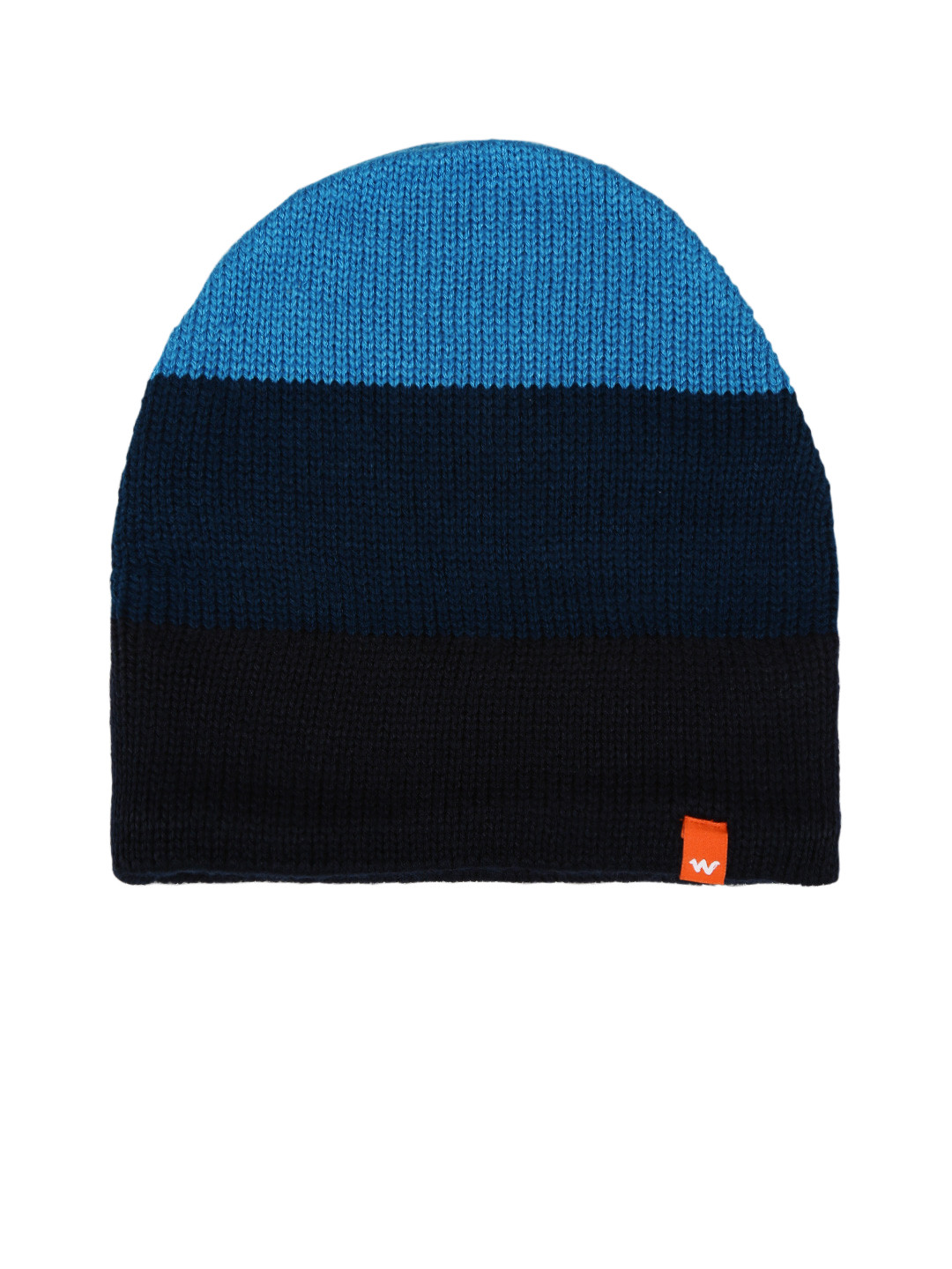 Buy Wildcraft Unisex Blue Skull Stp Colourblocked Beanie - Caps for ...